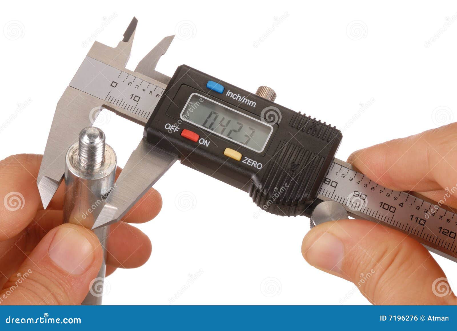 Calibrador foto de archivo. Imagen de espesor, digital - 7196276