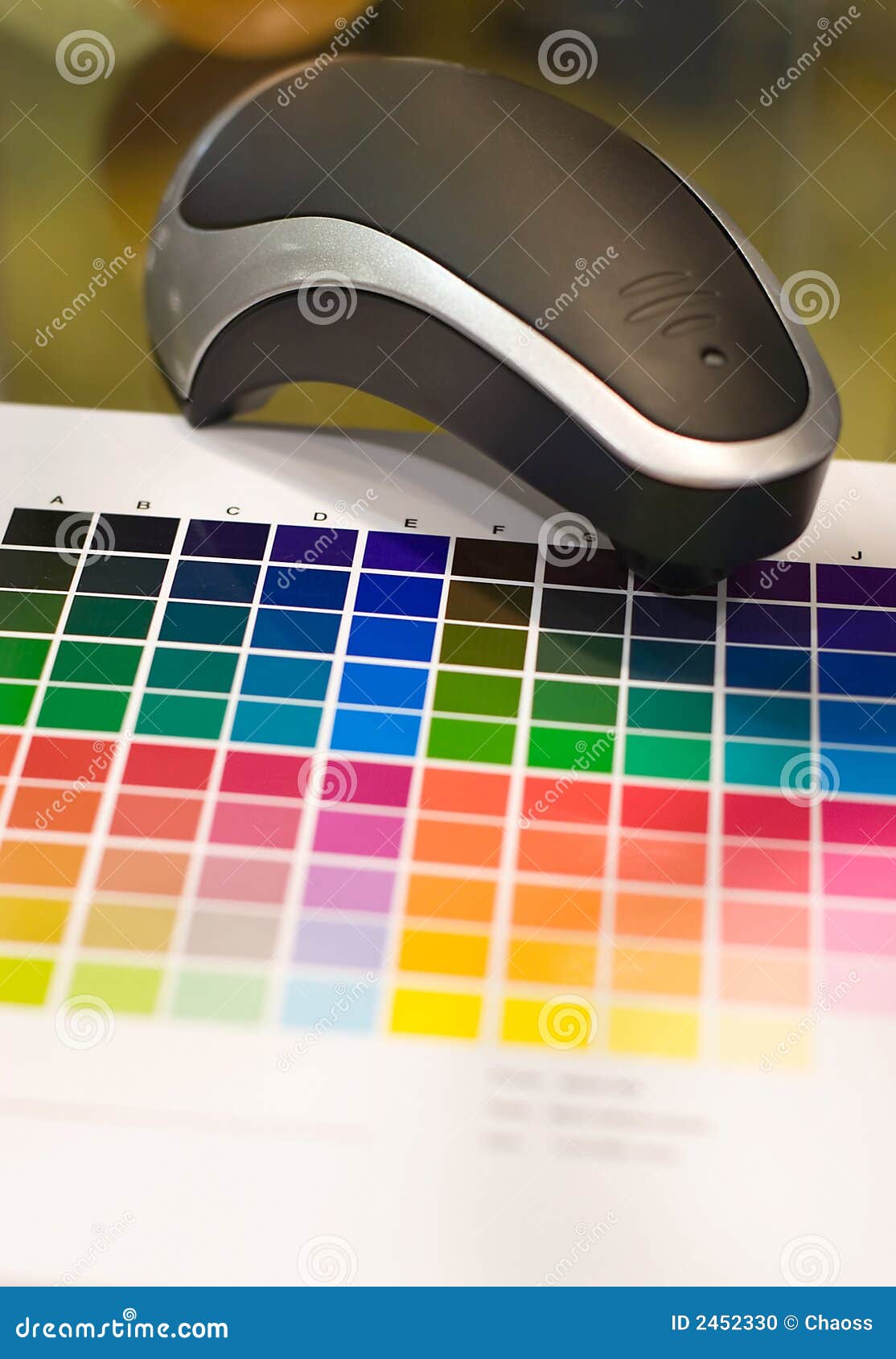 Calibrador del color foto de archivo. Imagen de ajuste - 2452330
