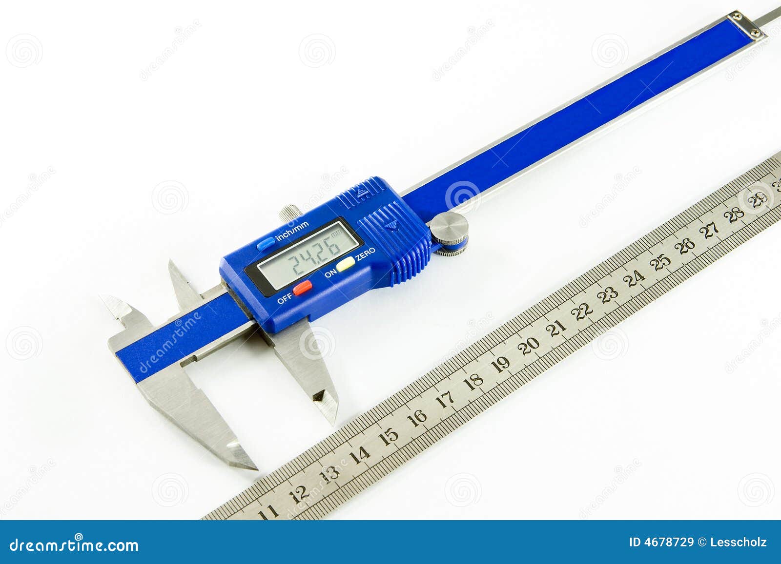Calibrador a vernier imagen de archivo. Imagen de calibrador - 4678729