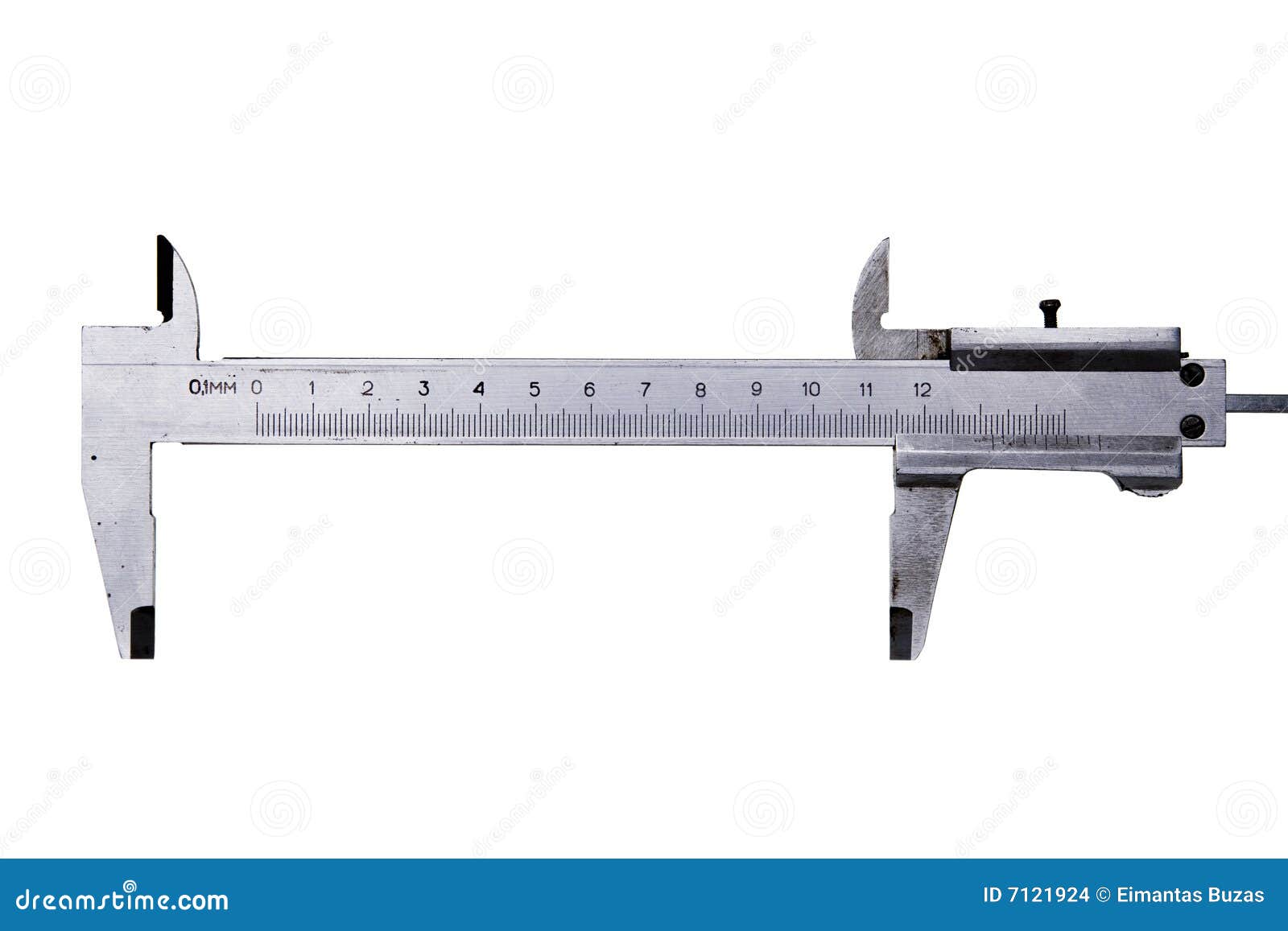 Calibrador a Vernier Analogico - Aislado En Blanco Foto de archivo ...