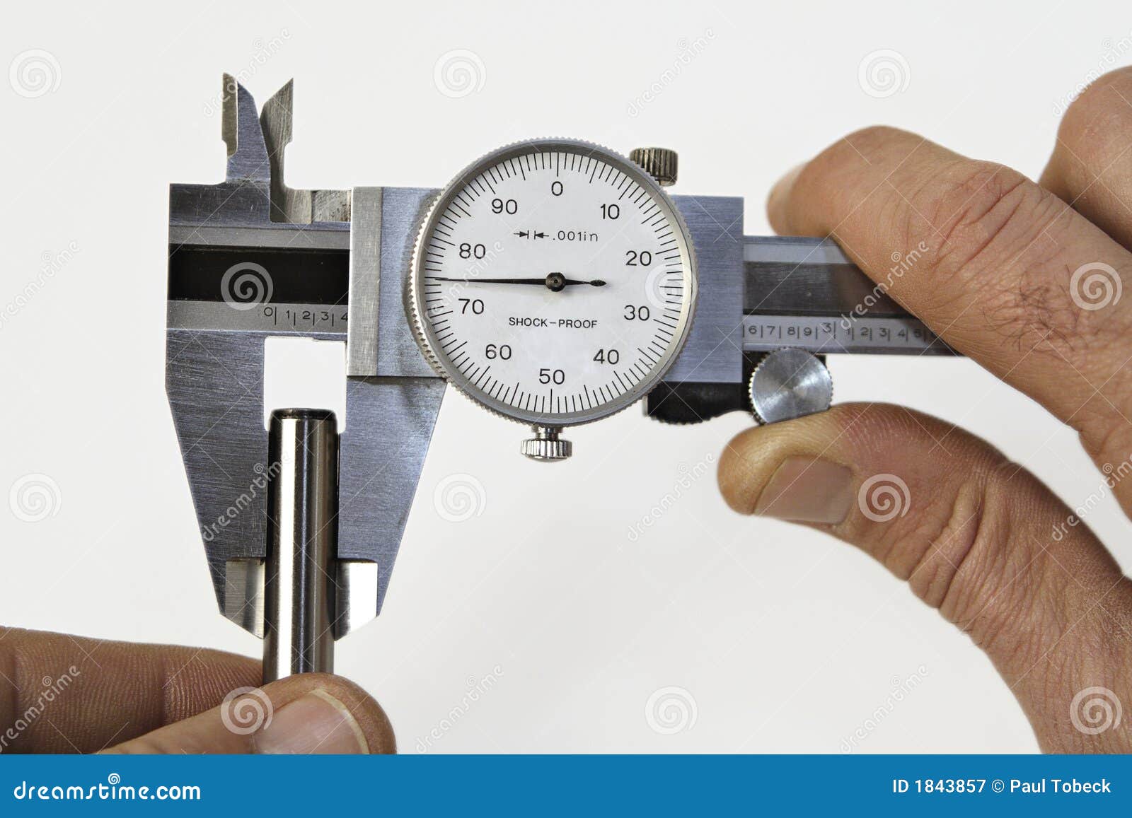 Calibrador y Pin imagen de archivo. Imagen de control - 1843857