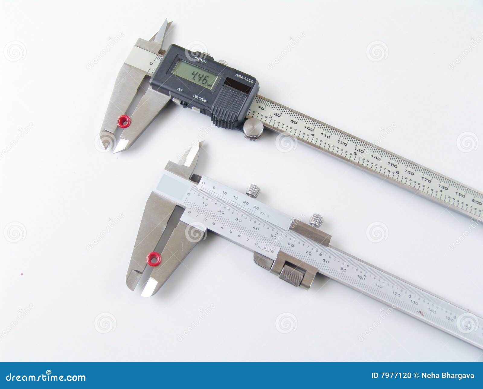 Calibradores a vernier foto de archivo. Imagen de ingeniero - 7977120