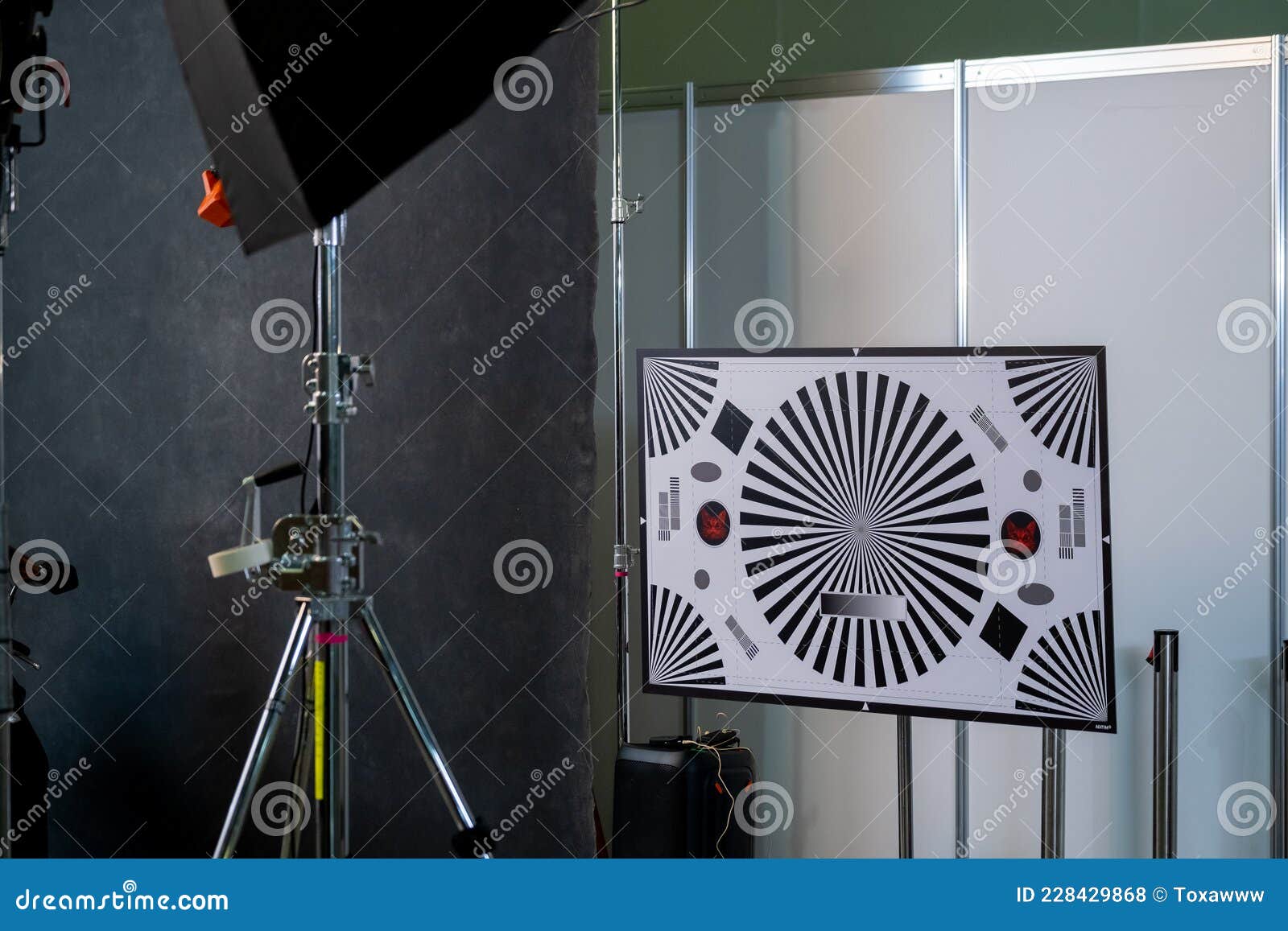 Calibration Screen and Softbox in Studio Editorial Stock Photo - Image ...
