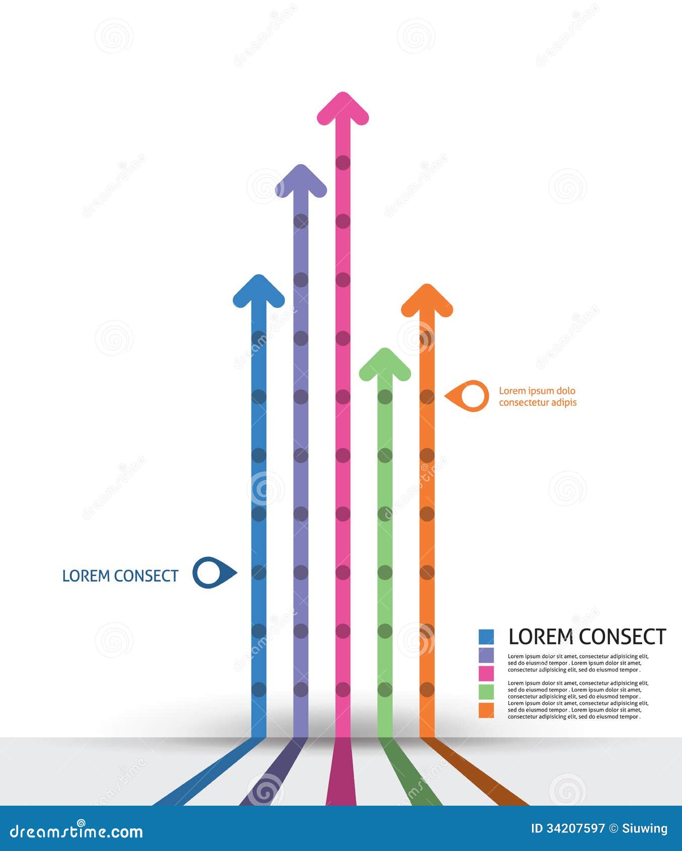 Calibre De Conception D'Infographic Illustration de Vecteur ...