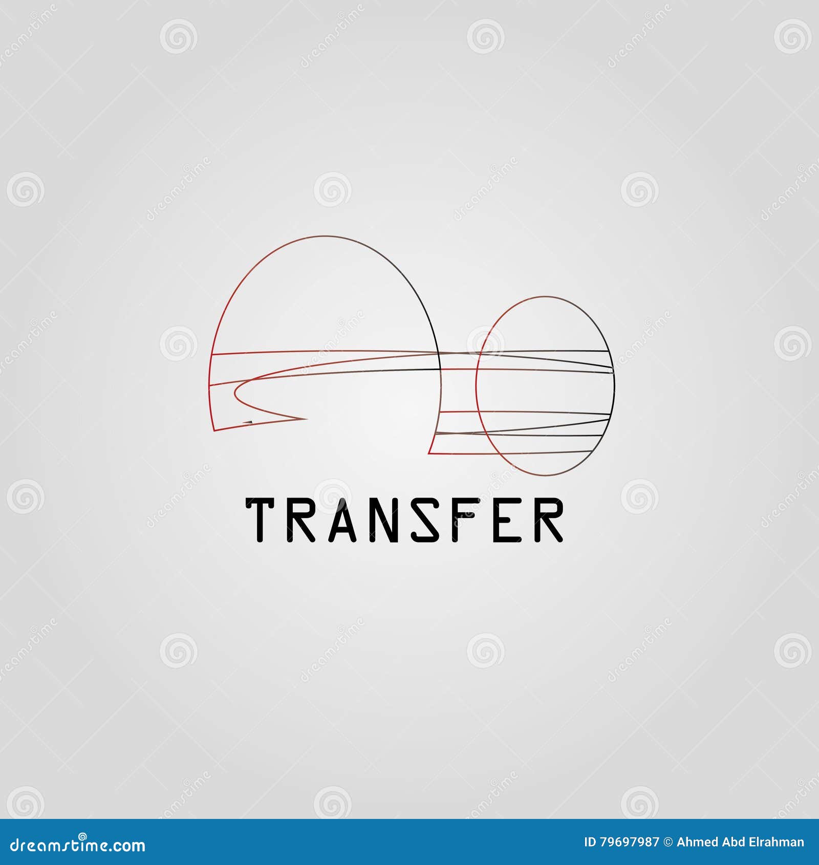 Calibre De Logo De Transfert Illustration de Vecteur - Illustration du ...