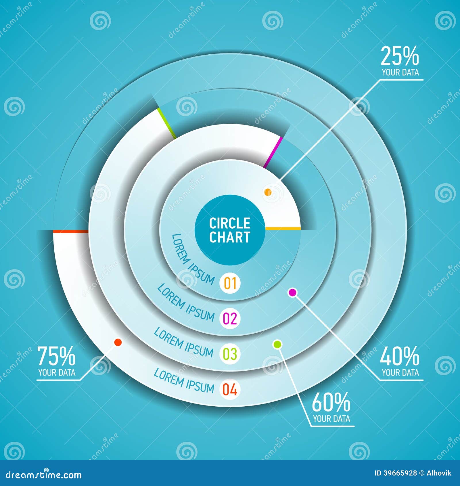Calibre Infographic De Diagramme De Cercle Illustration de Vecteur - Illustration du circulaire ...