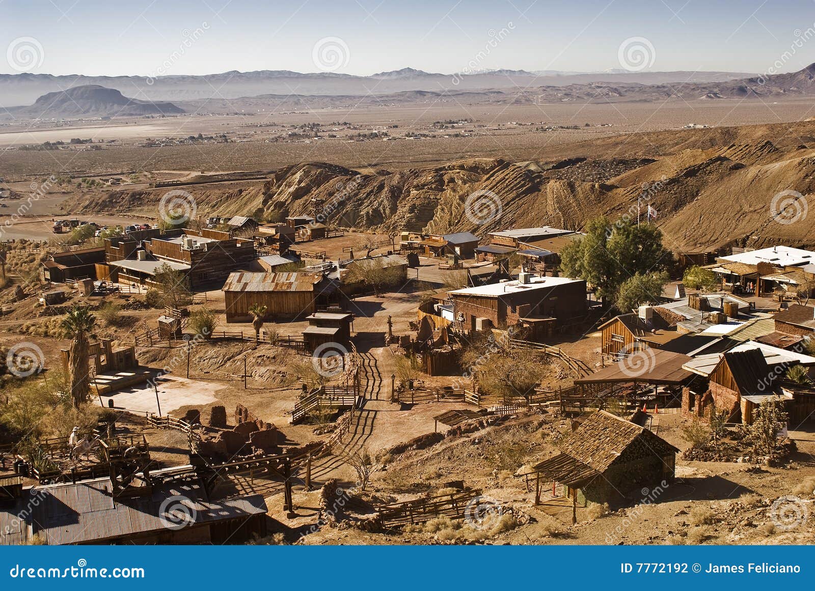 Calico Overview stock photo. Image of mining, town, calico - 7772192