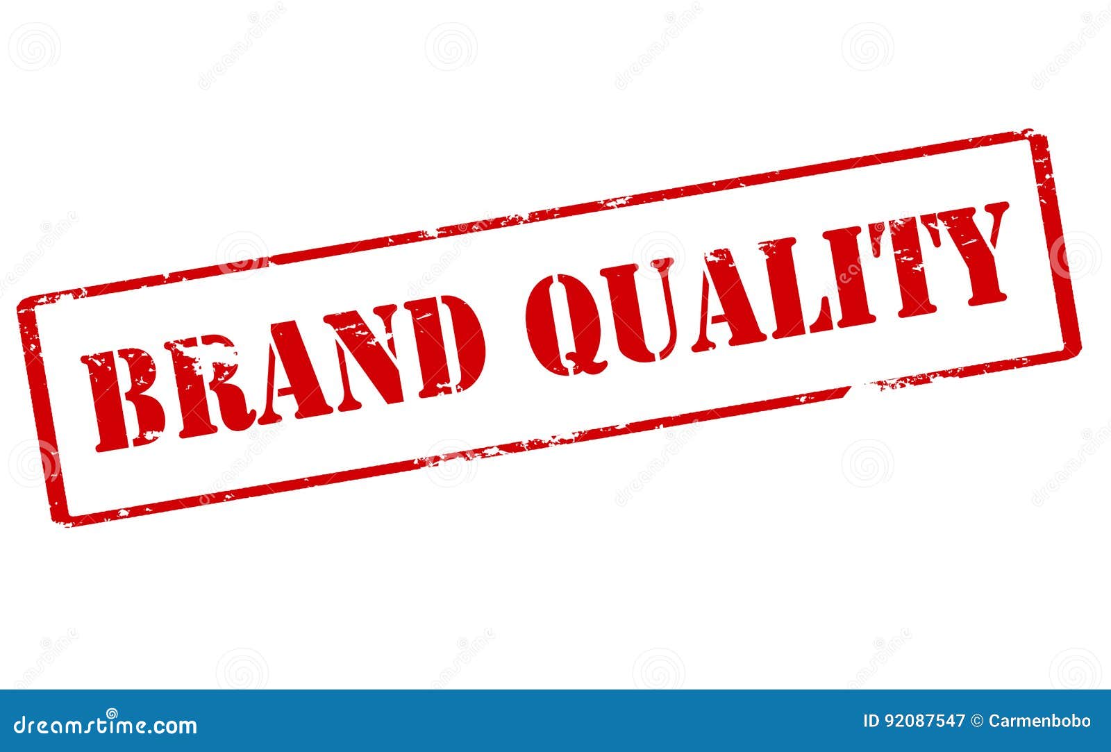 Calidad de la marca stock de ilustración. Ilustración de grado - 92087547