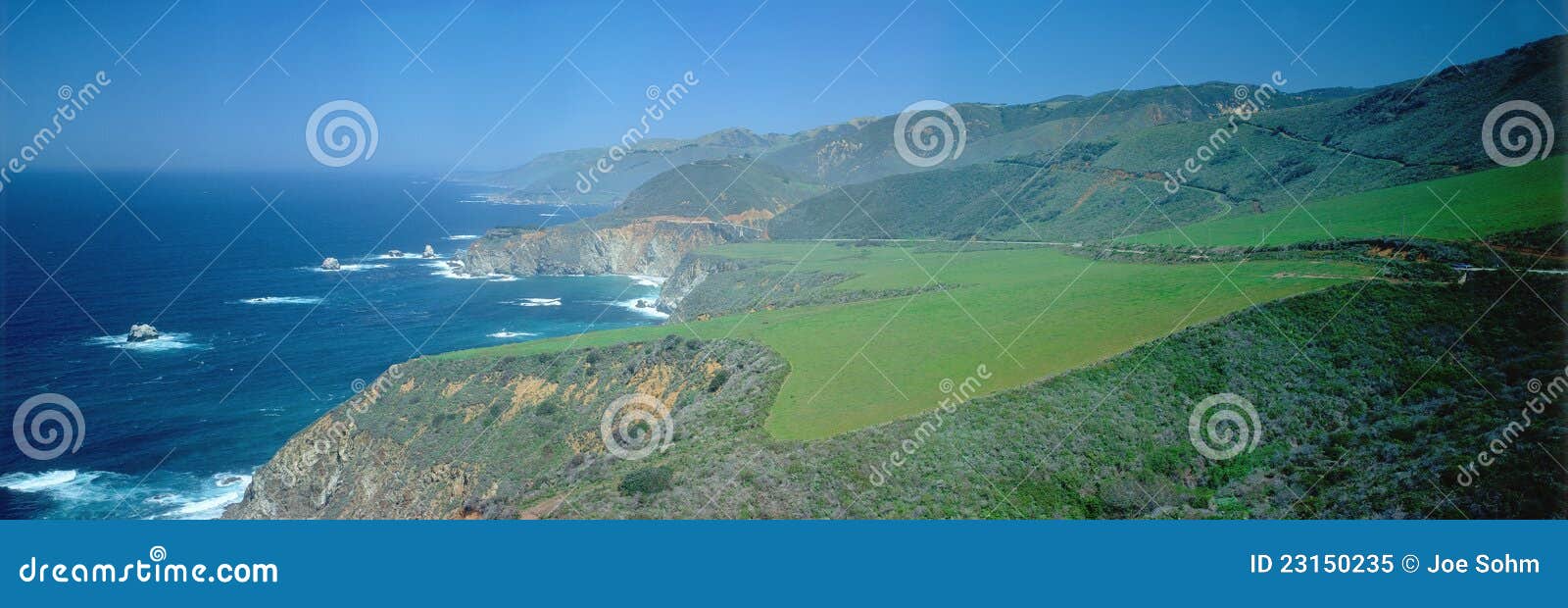 California coast in spring stock image. Image of oceans - 23150235