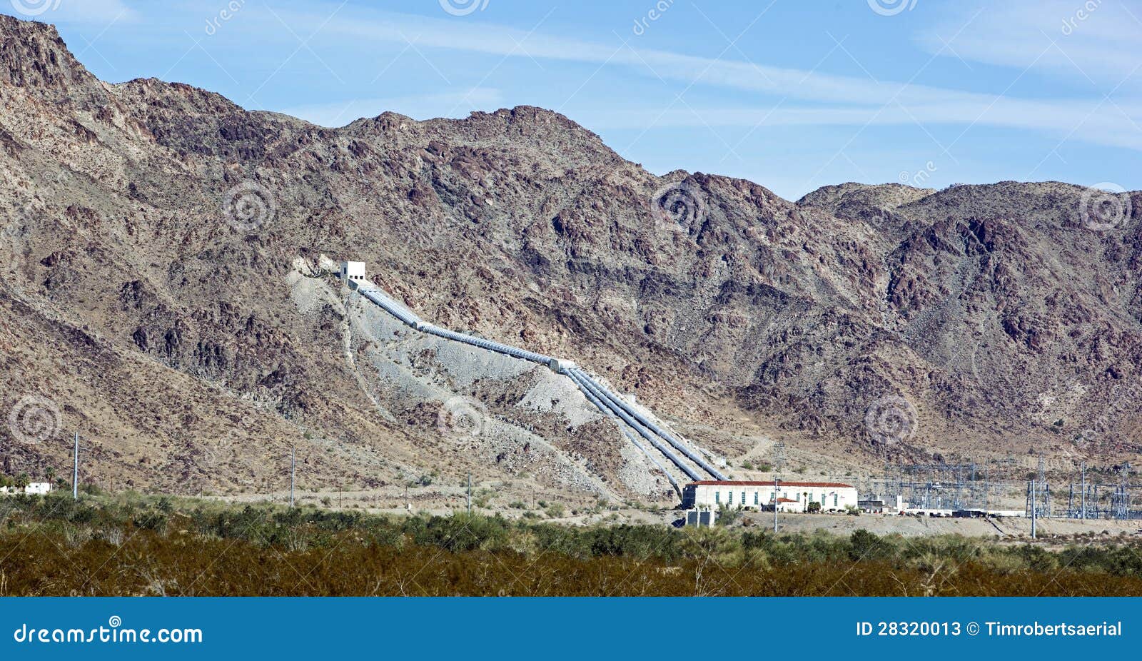 California Desert Pumping Plant Stock Image - Image of julian, plant ...