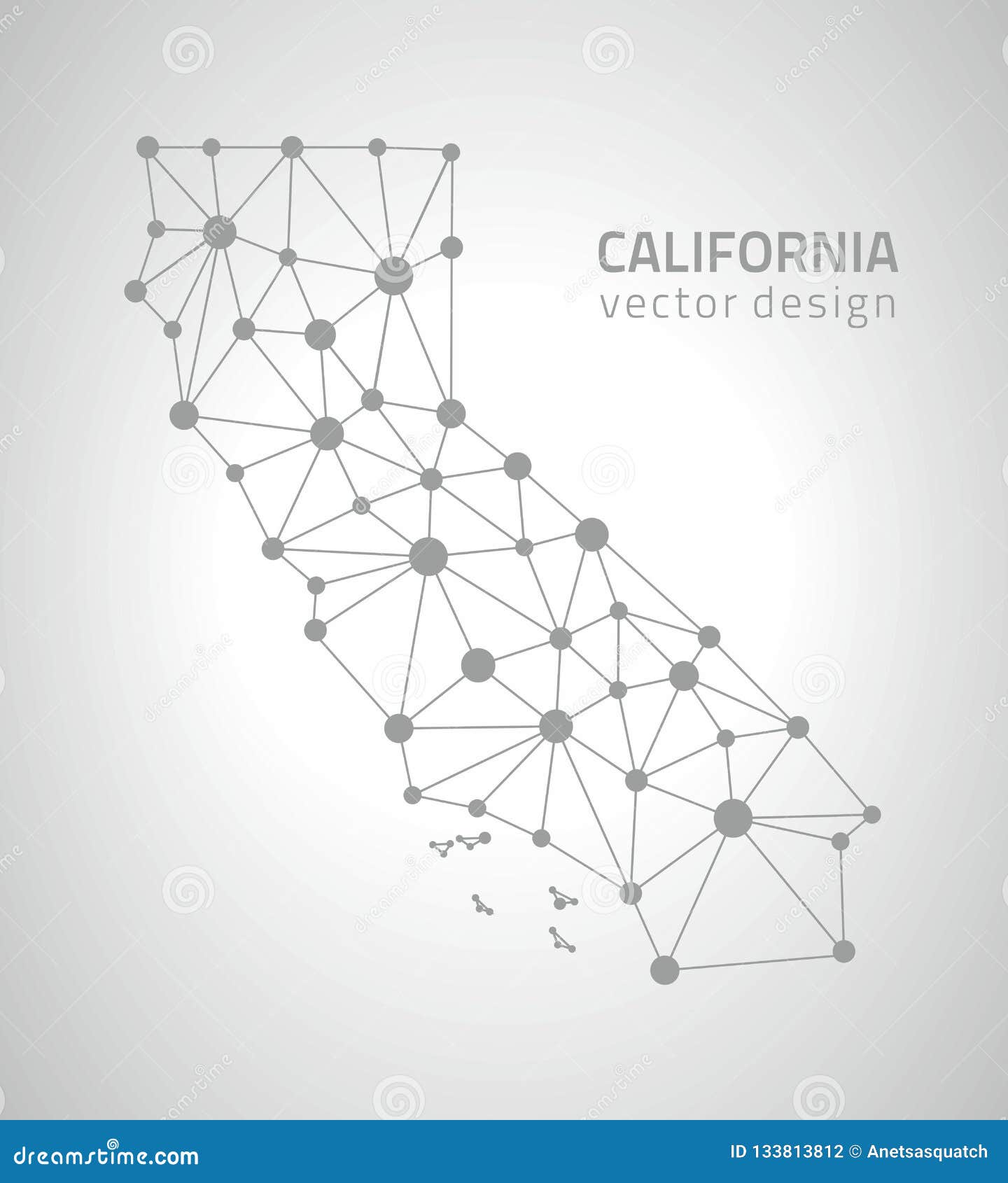 California contour map - birdkool