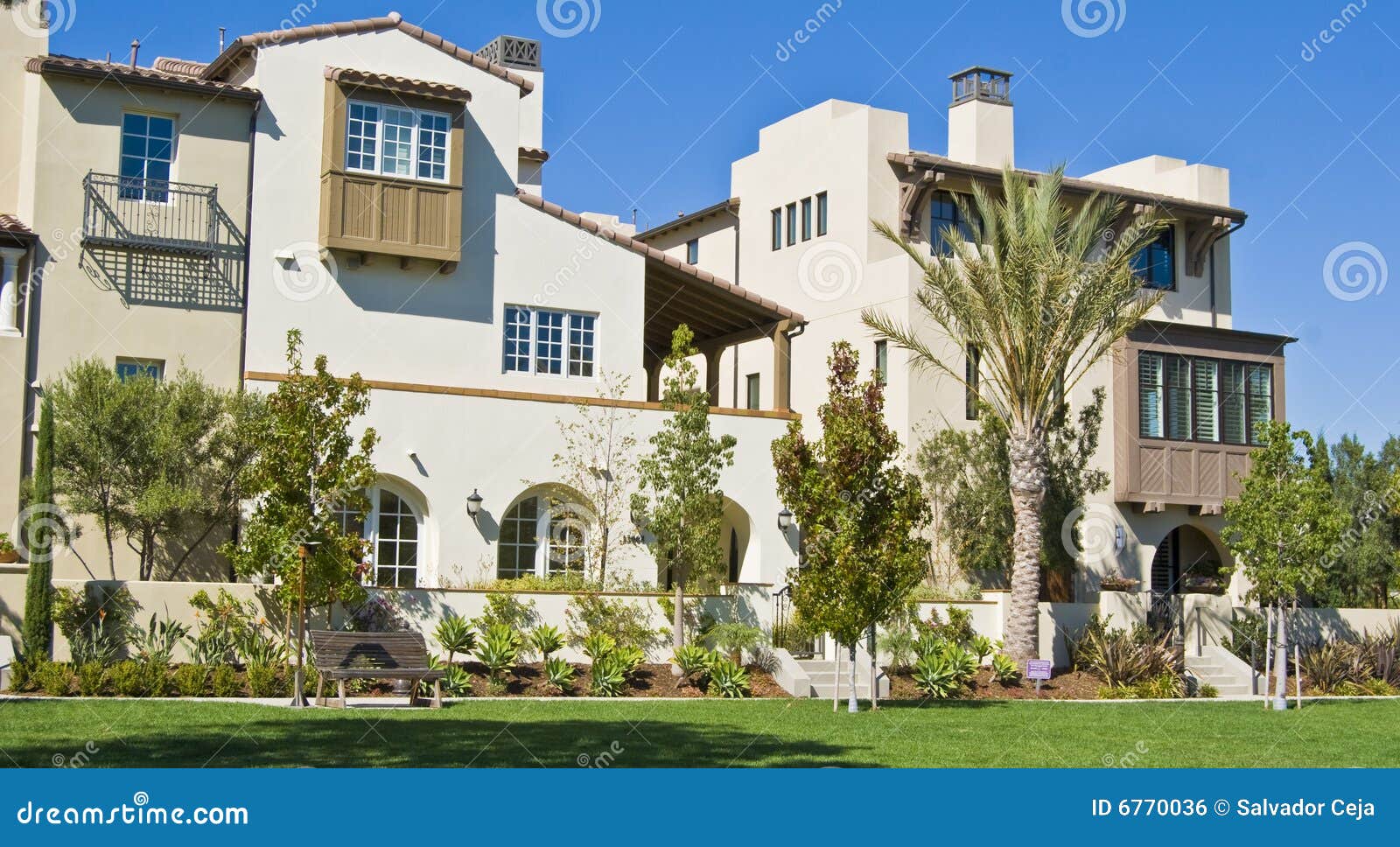 California houses stock photo. Image of condominium, line - 6770036