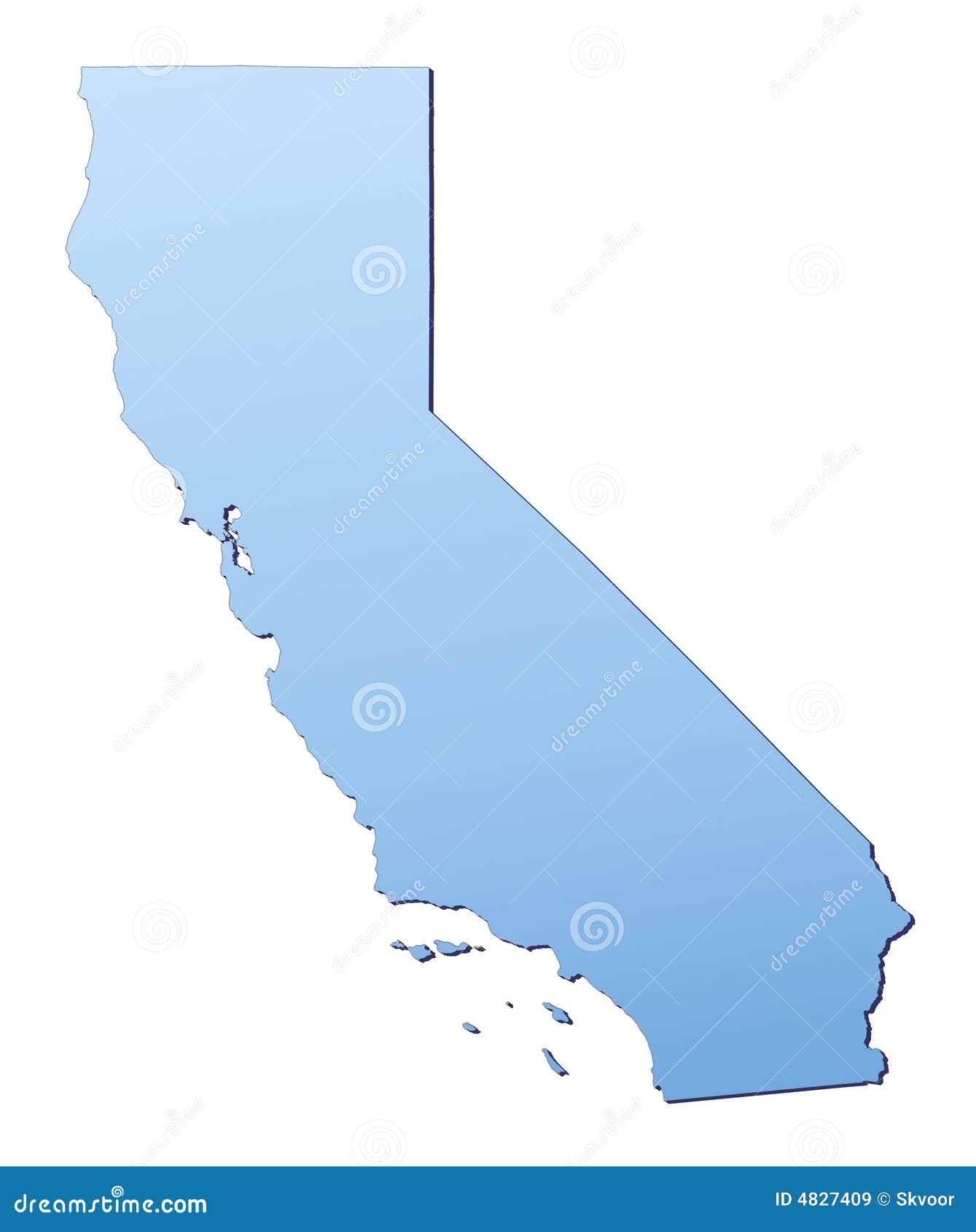 Simple California Map