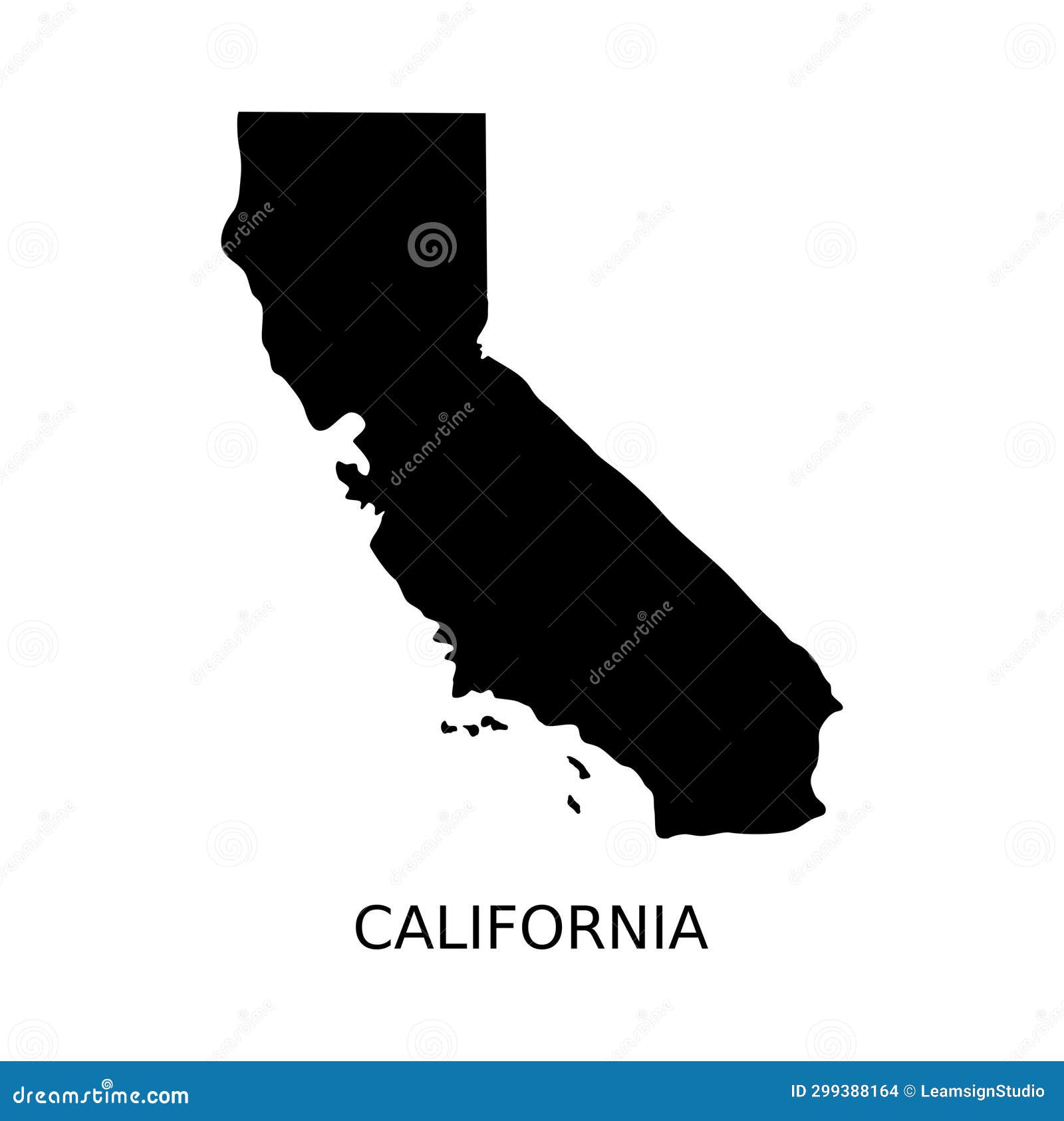 California Map Design Illustration Stock Vector - Illustration of ...