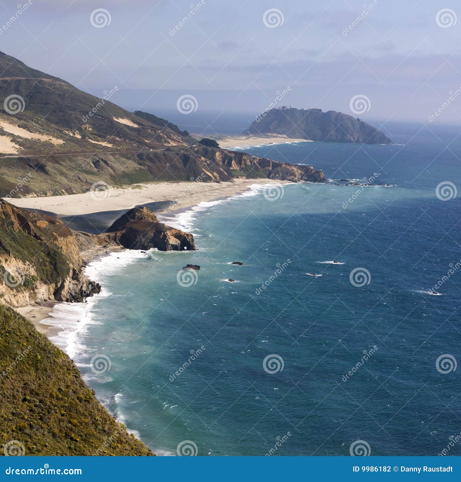 California Pacific Ocean Coast Stock Photo - Image of land, atlantic ...