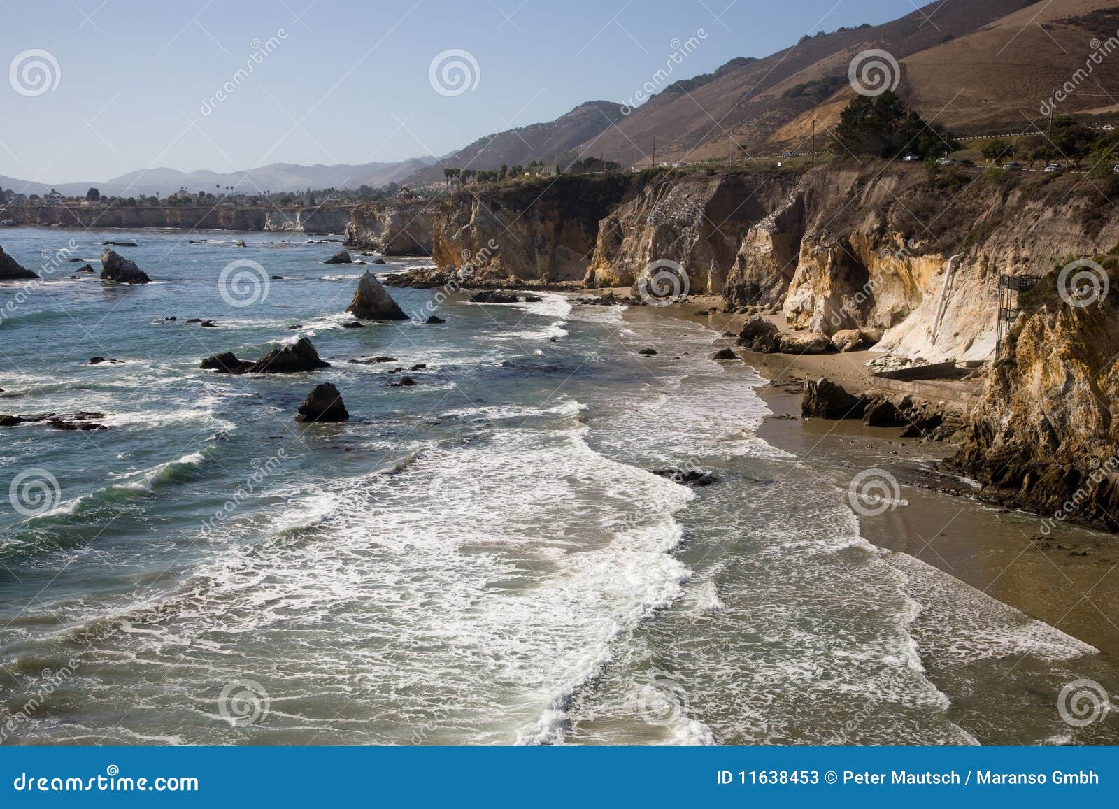 California rocky coast stock image. Image of rock, shore - 11638453