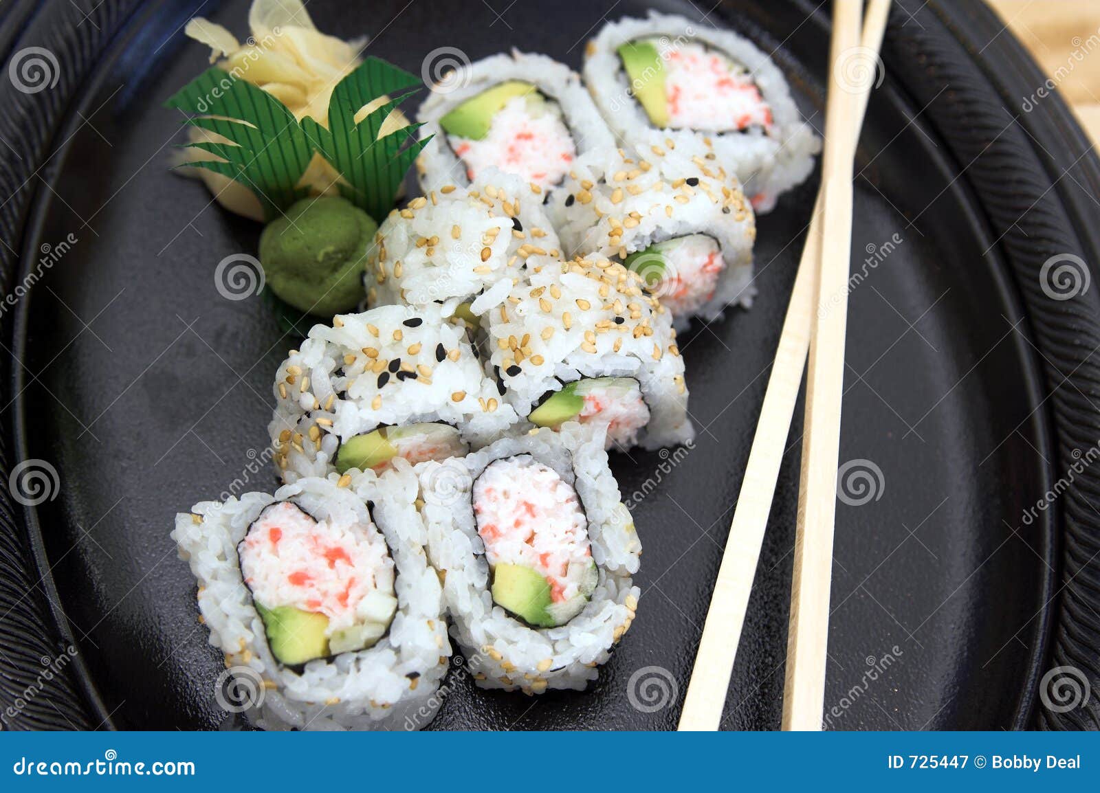 California Roll stock image. Image of california, roll - 725447
