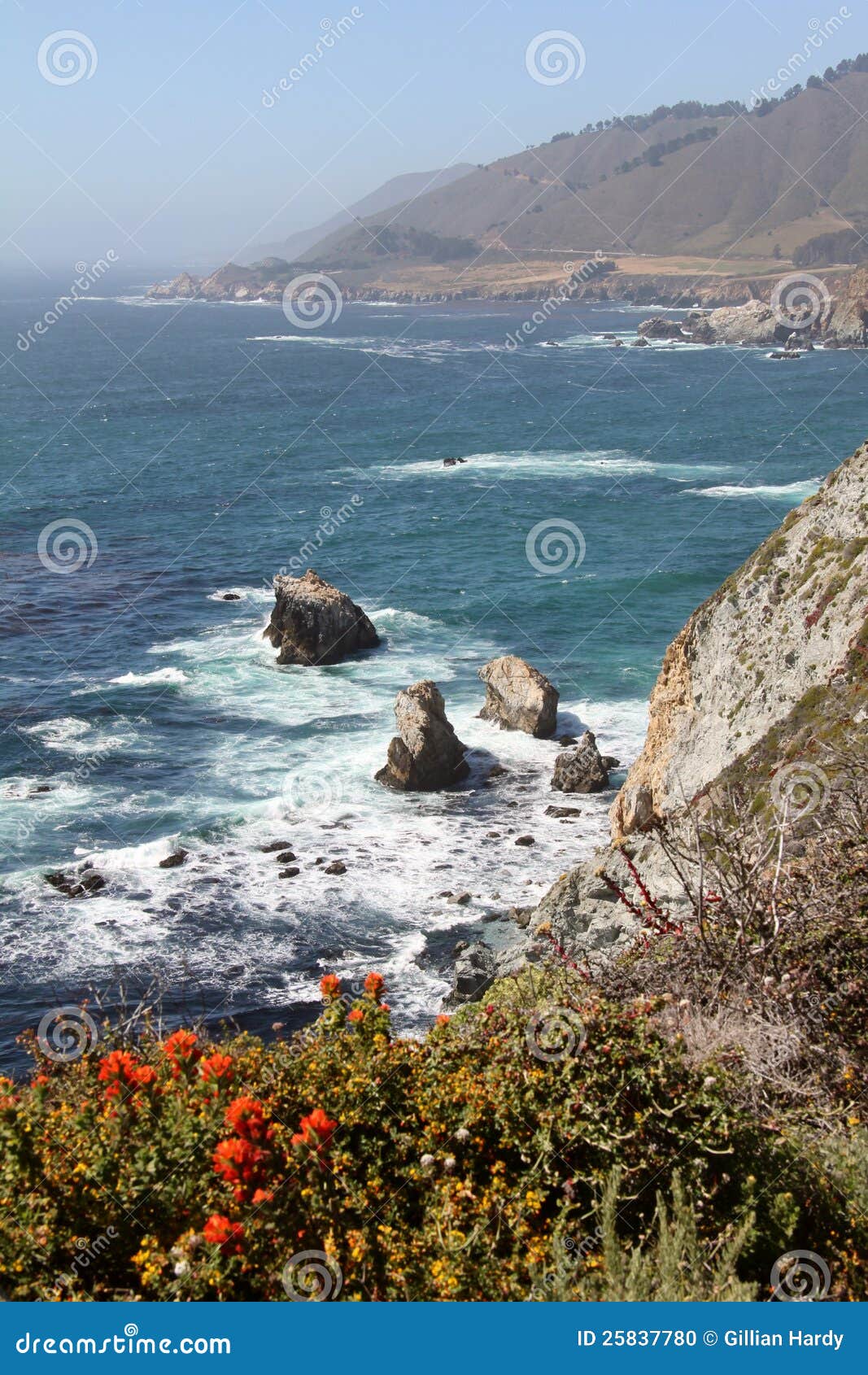California Rugged Coast stock photo. Image of coastal - 25837780