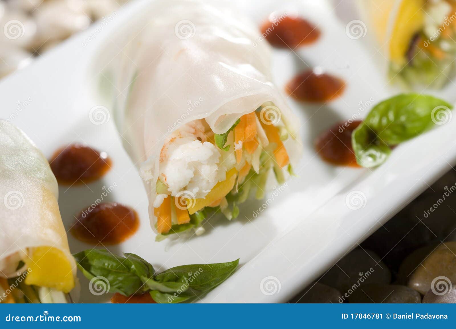 California Spring Rolls stock image. Image of eating - 17046781