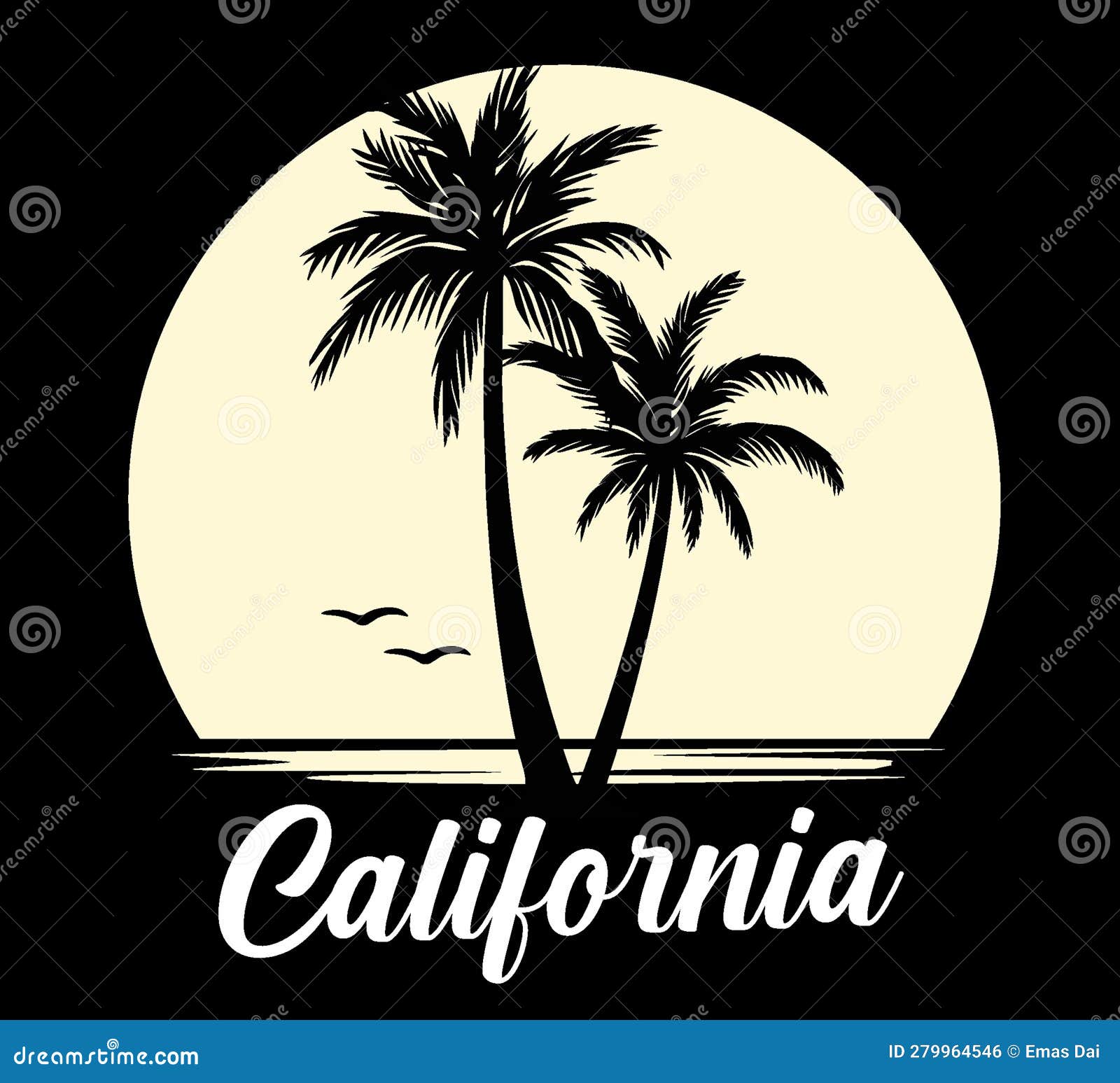 California State with Black Background Stock Vector - Illustration of ...
