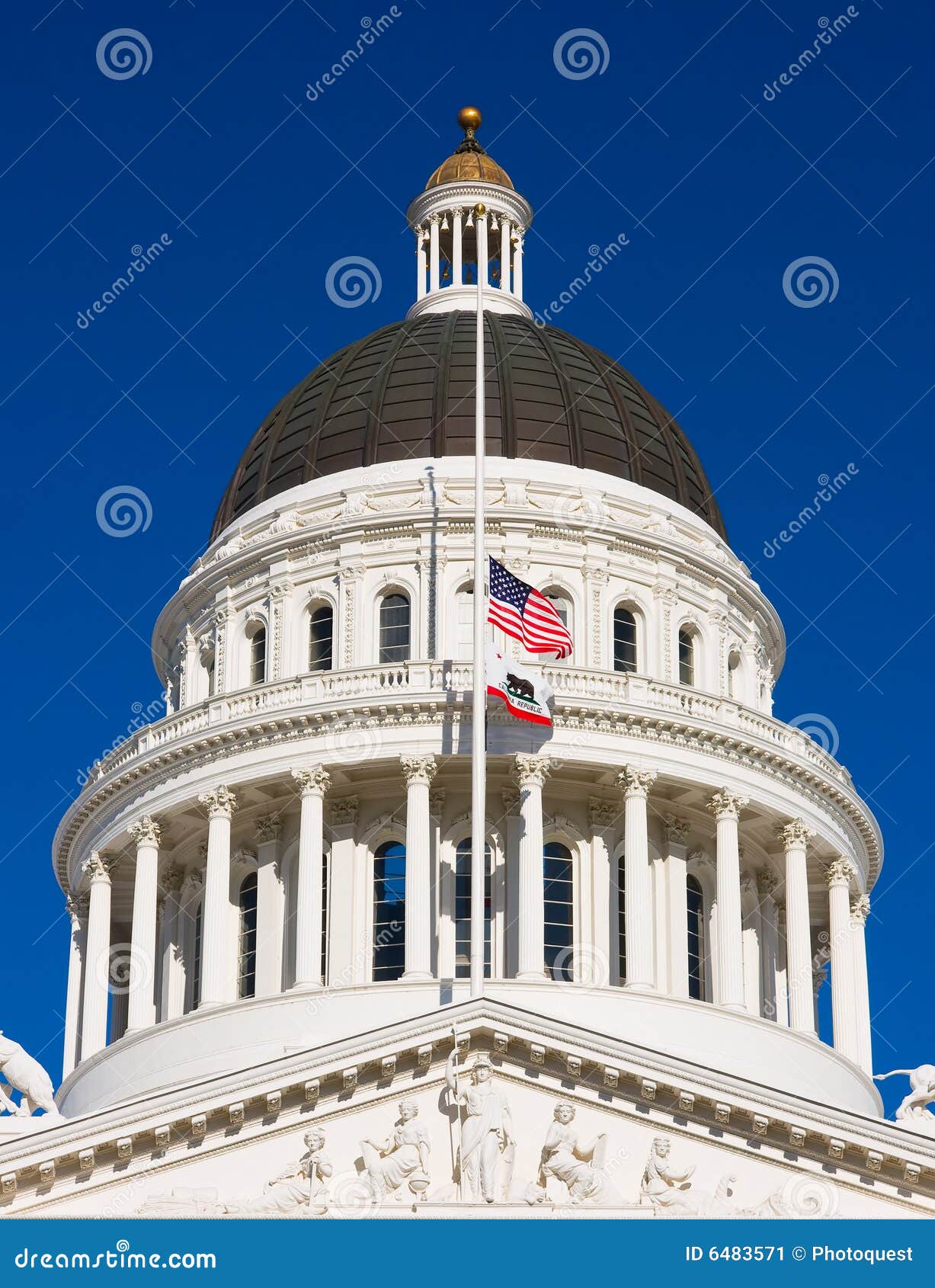California State Capitol stock image. Image of government - 6483571
