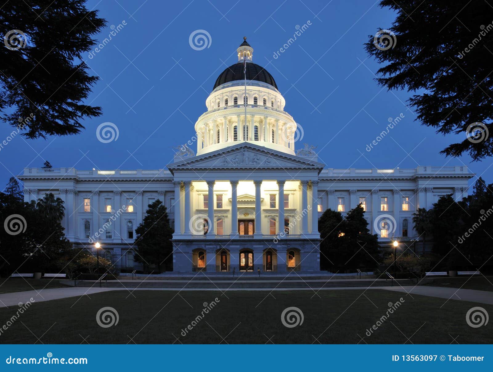 California State Capitol Building Stock Image - Image of democracy ...