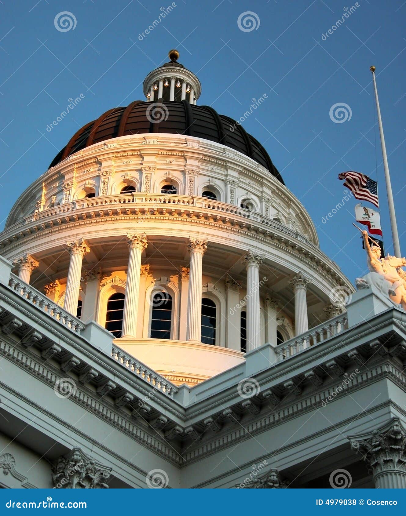 California State Capitol Building, Sacramento CA Stock Photo - Image of ...
