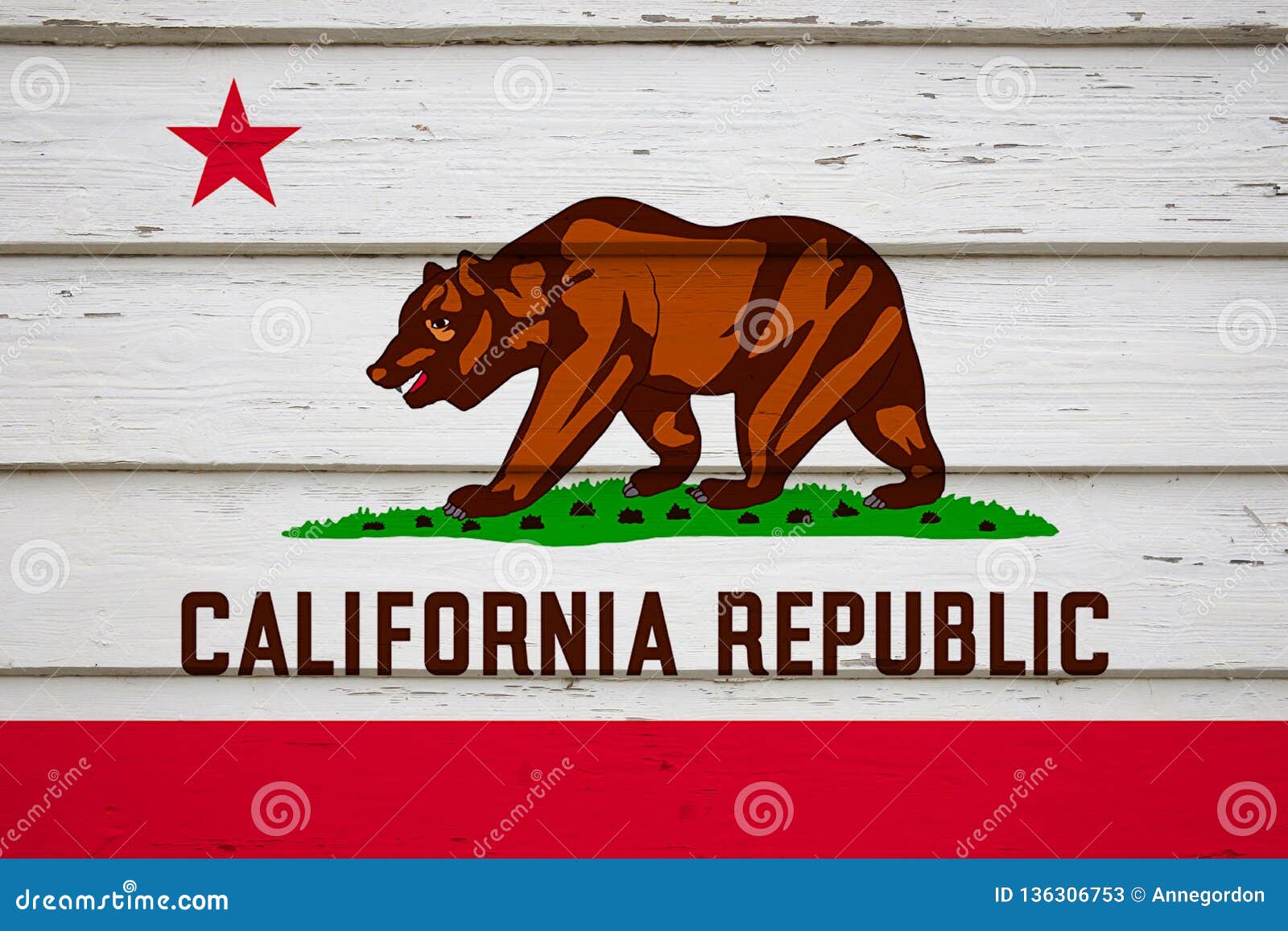 California State flag stock image. Image of flag, democracy - 136306753