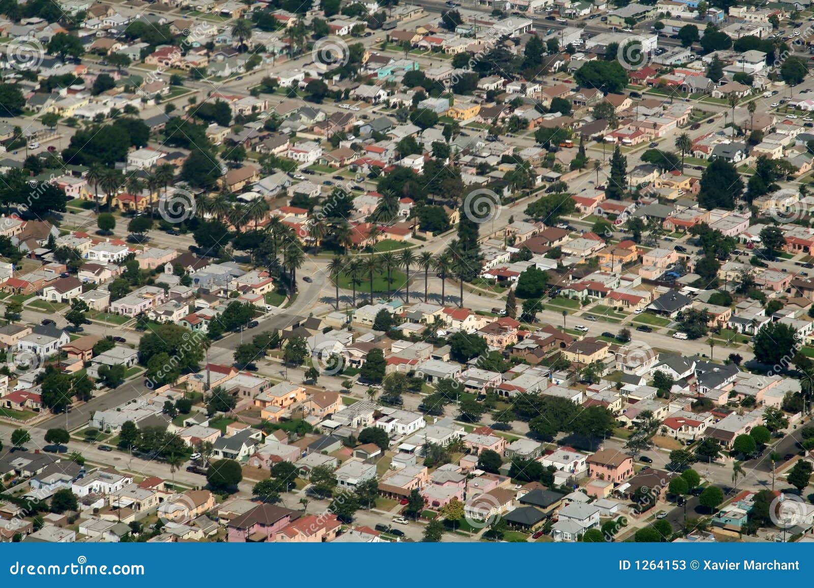 California suburbs stock image. Image of view, parking - 1264153