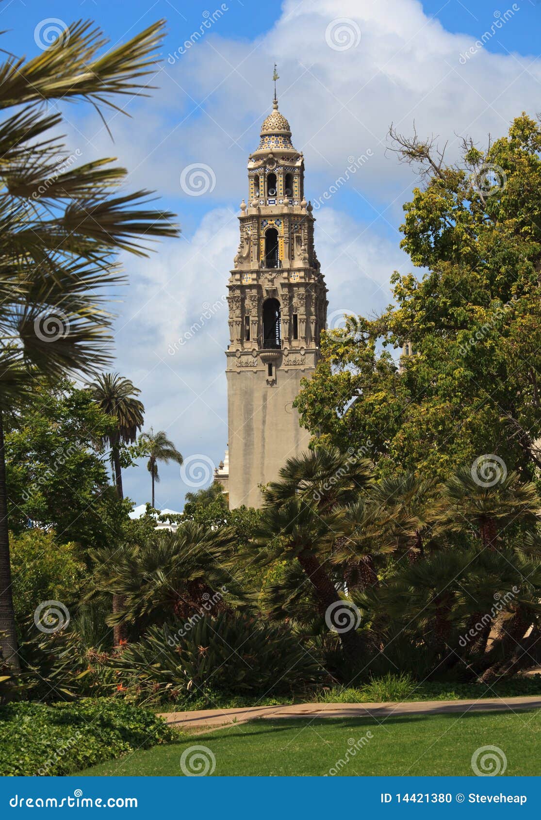 California Tower in Balboa Park Stock Photo - Image of landmark ...