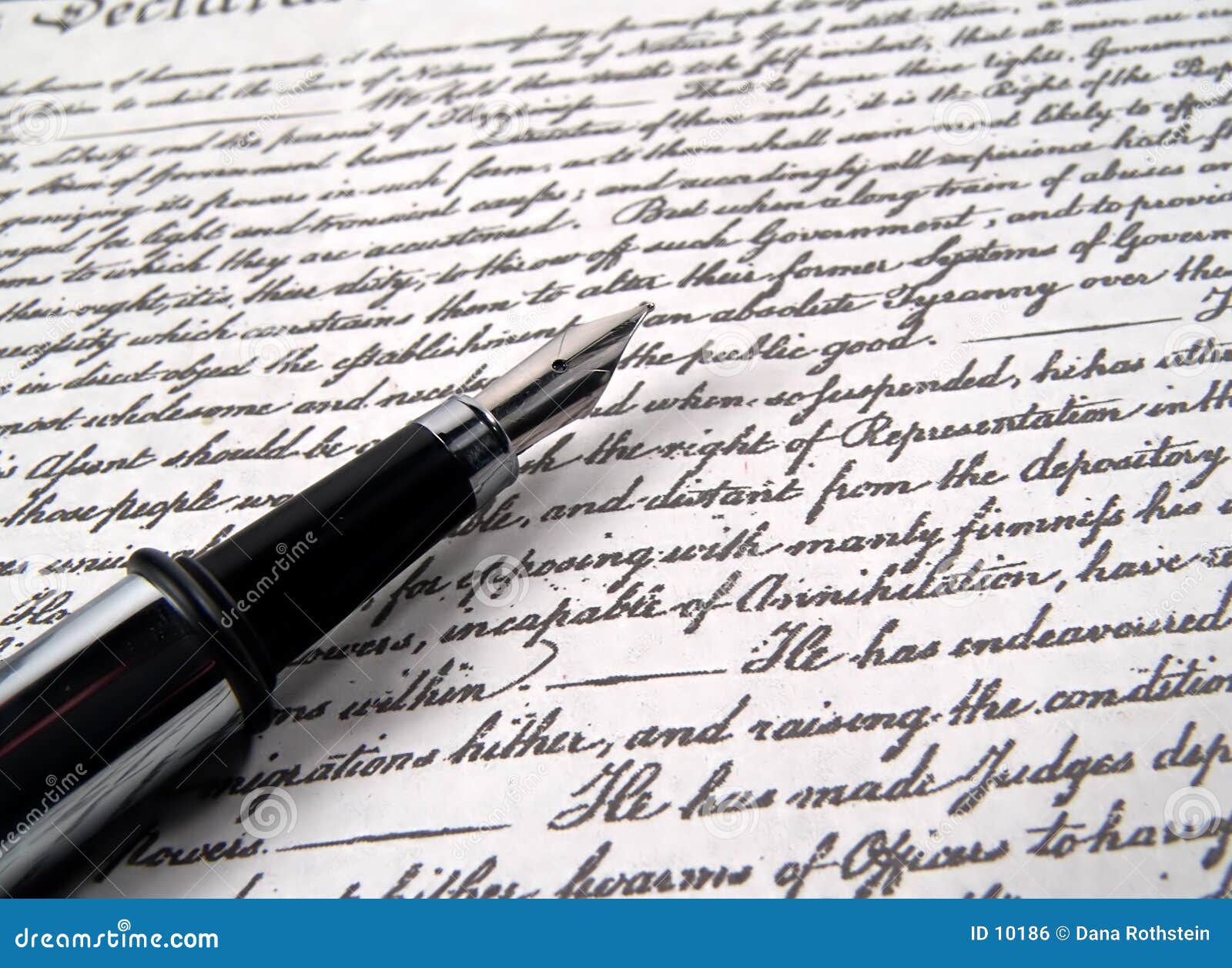 Caligraphy Pen 2 stock photo. Image of notes, signature - 10186