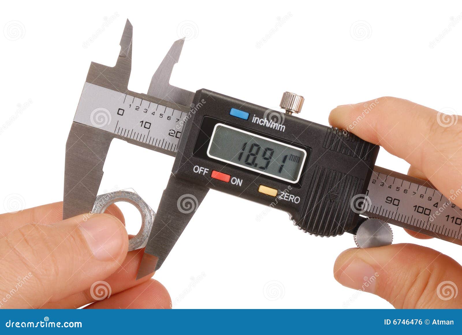 Caliper stock photo. Image of worker, thickness, tools - 6746476