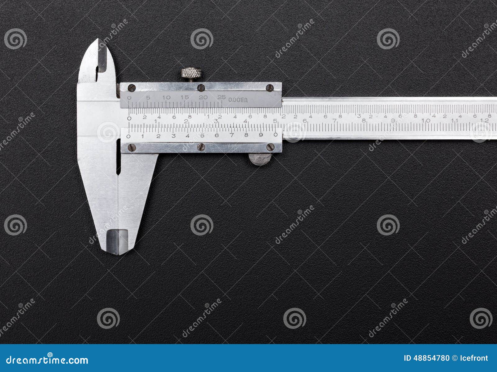 Caliper on Black Background Stock Photo - Image of caliper, background ...