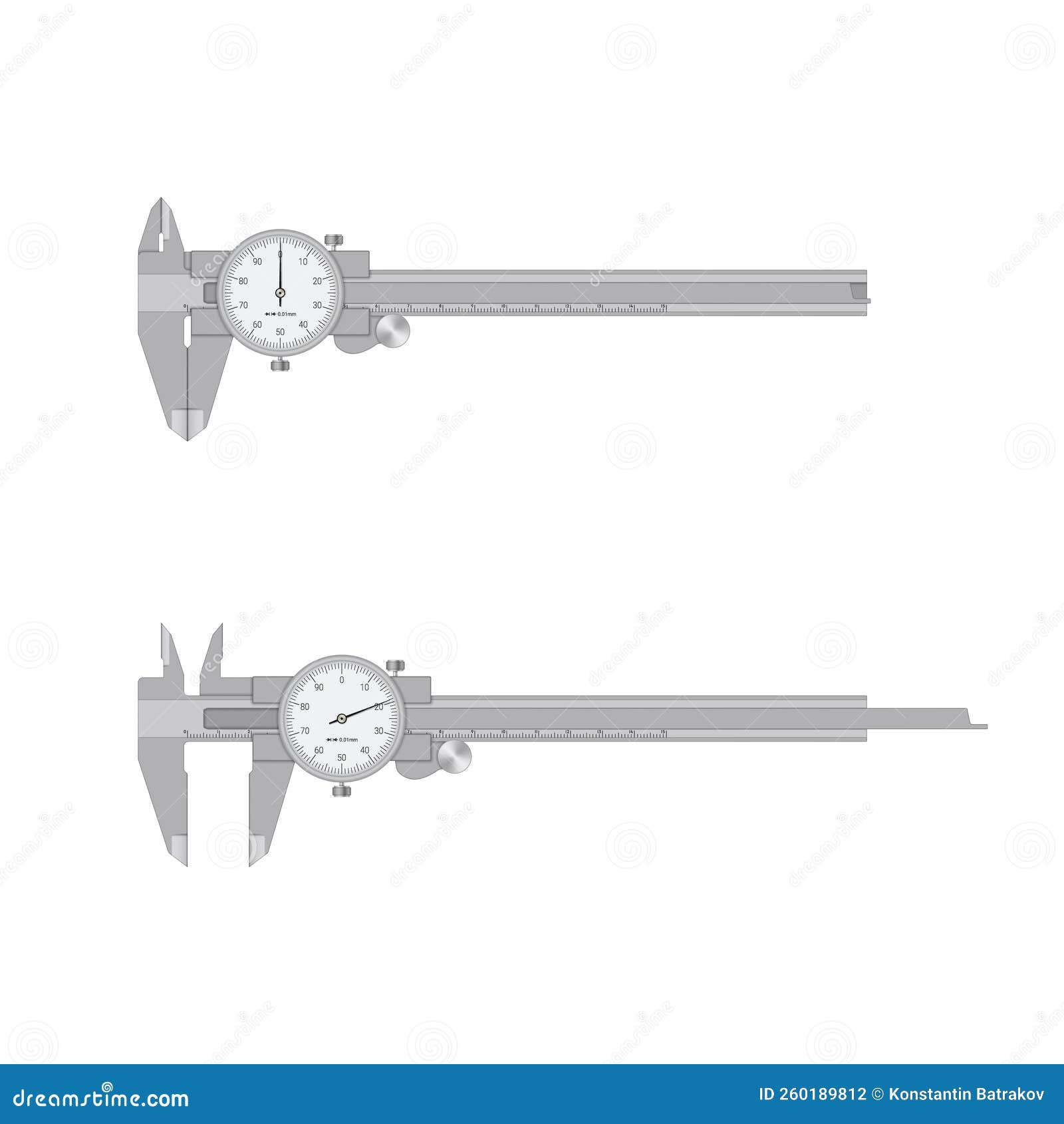 Circular Scale With Color Gradation And Engine. An Indicator Of ...