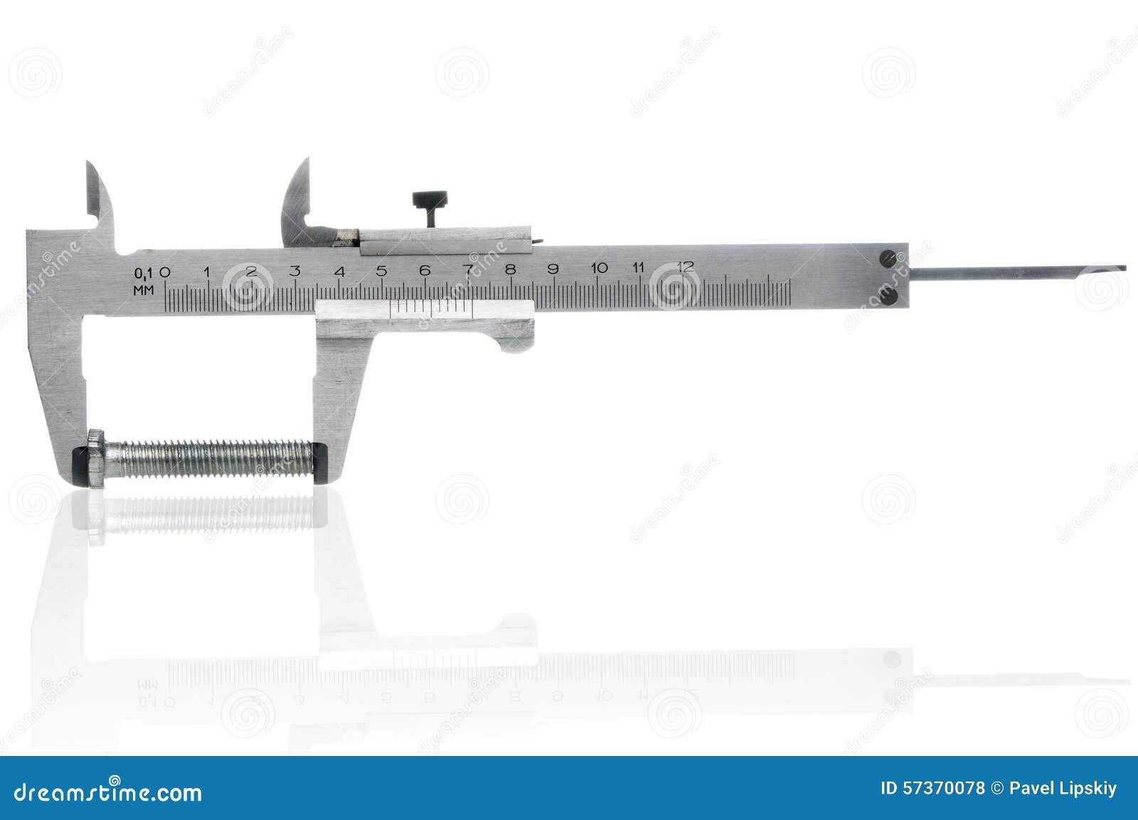 Caliper closeup stock photo. Image of closeup, measurement - 57370078
