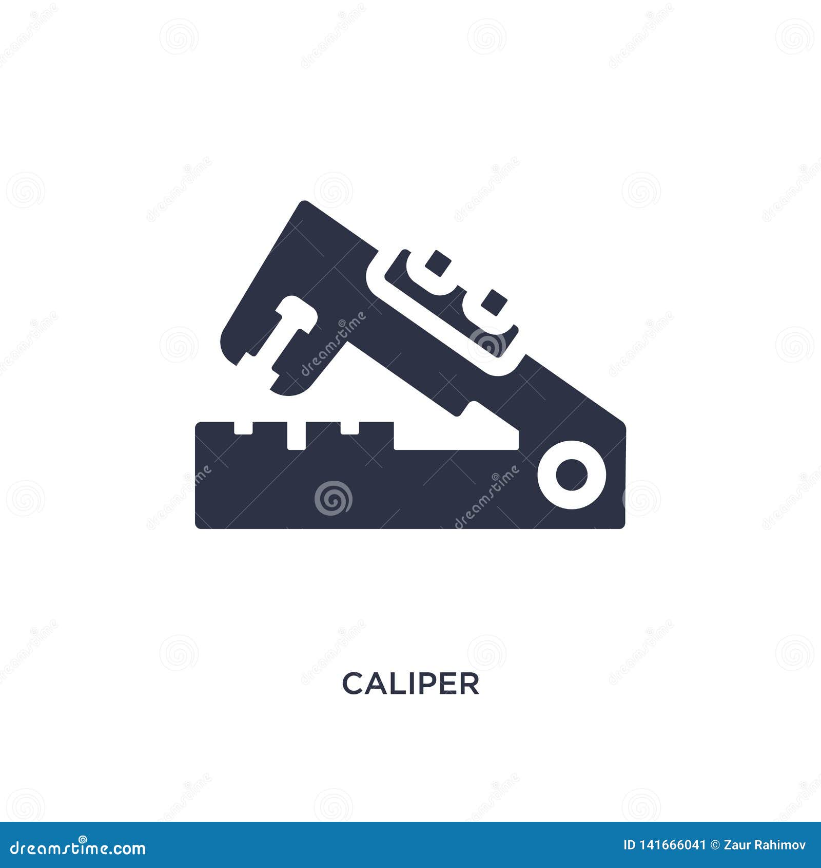 Caliper Icon on White Background. Simple Element Illustration from ...