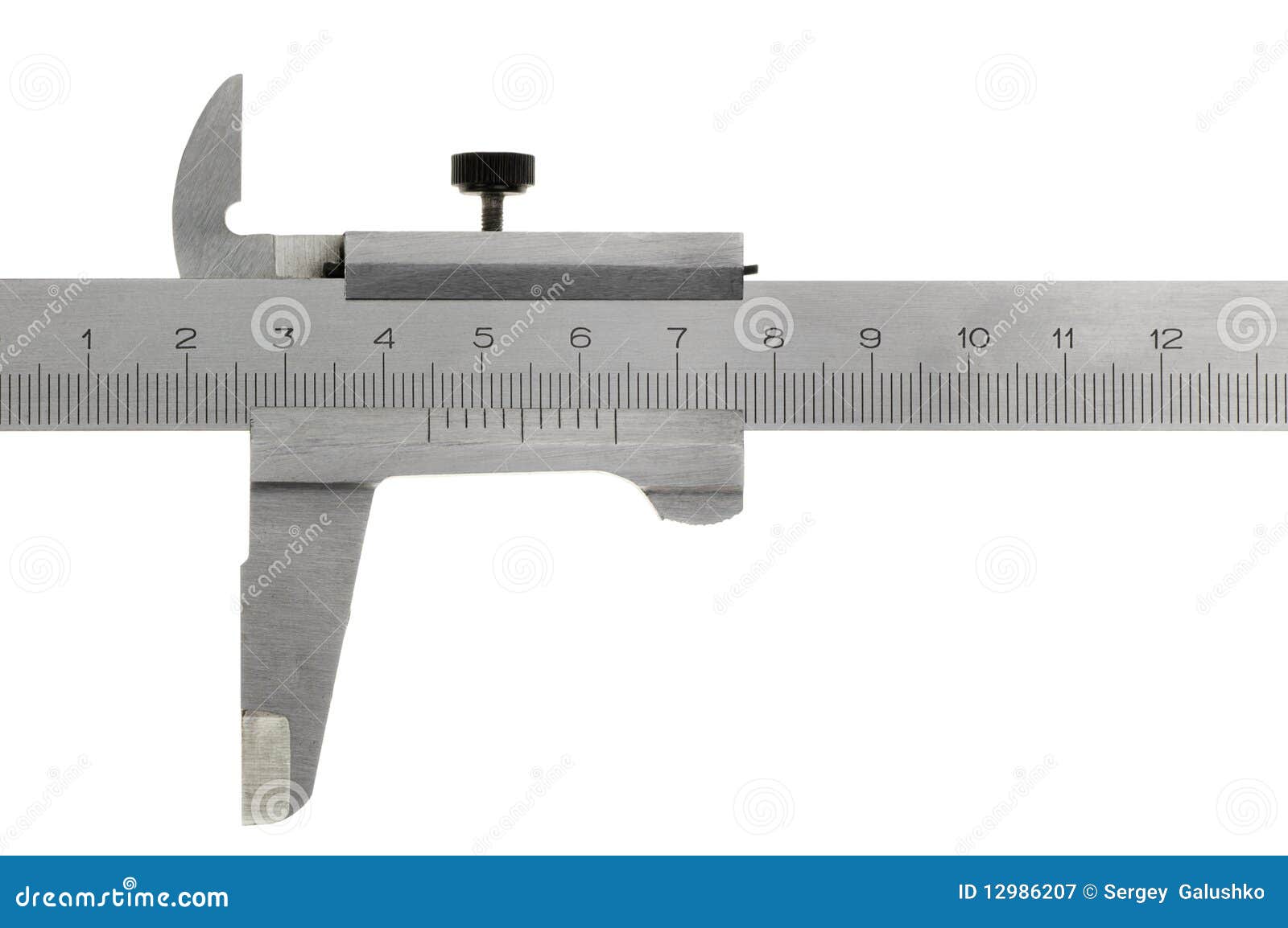 Caliper. Isolated on white stock image. Image of caliper - 12986207