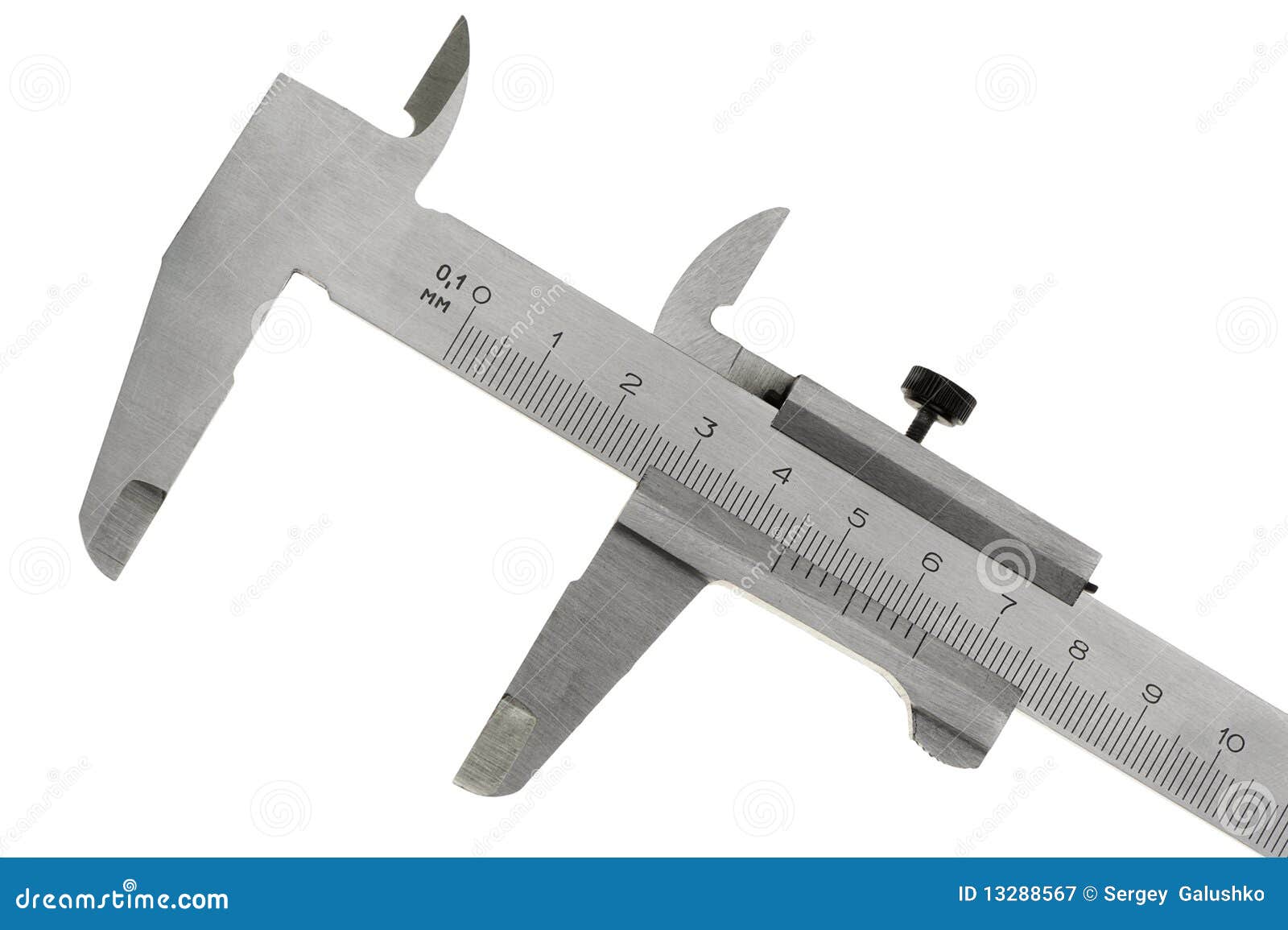 Caliper. Isolated on white stock image. Image of accuracy - 13288567