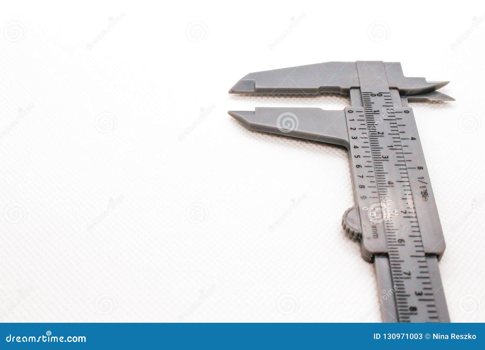 Caliper Isolated on White Background Stock Image - Image of meter ...