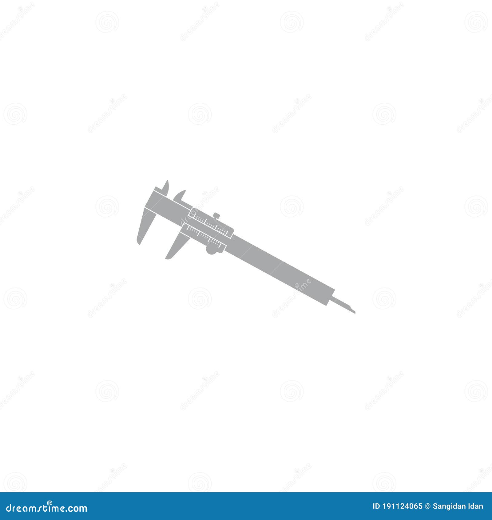 Caliper Logo Icon Vector Illustration Design Stock Vector ...