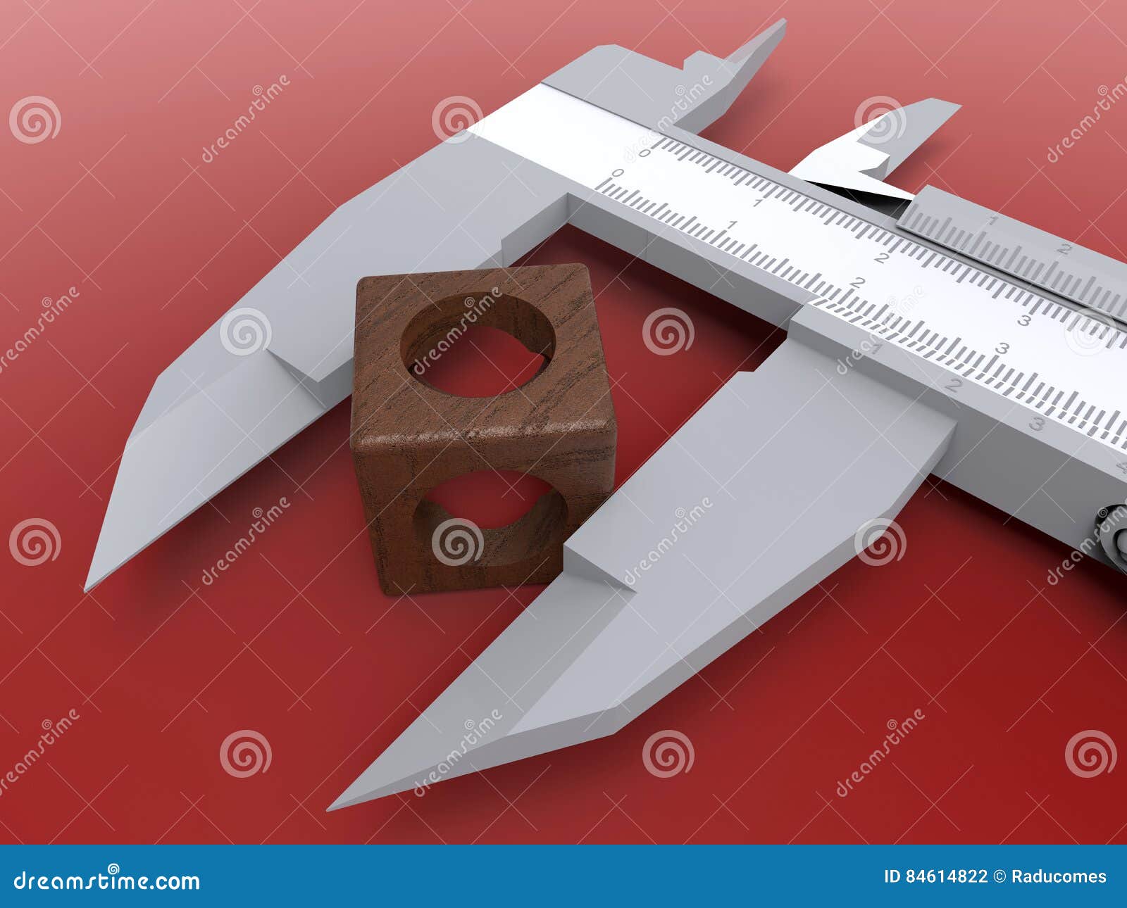 Caliper measuring concept stock illustration. Illustration of caliper ...