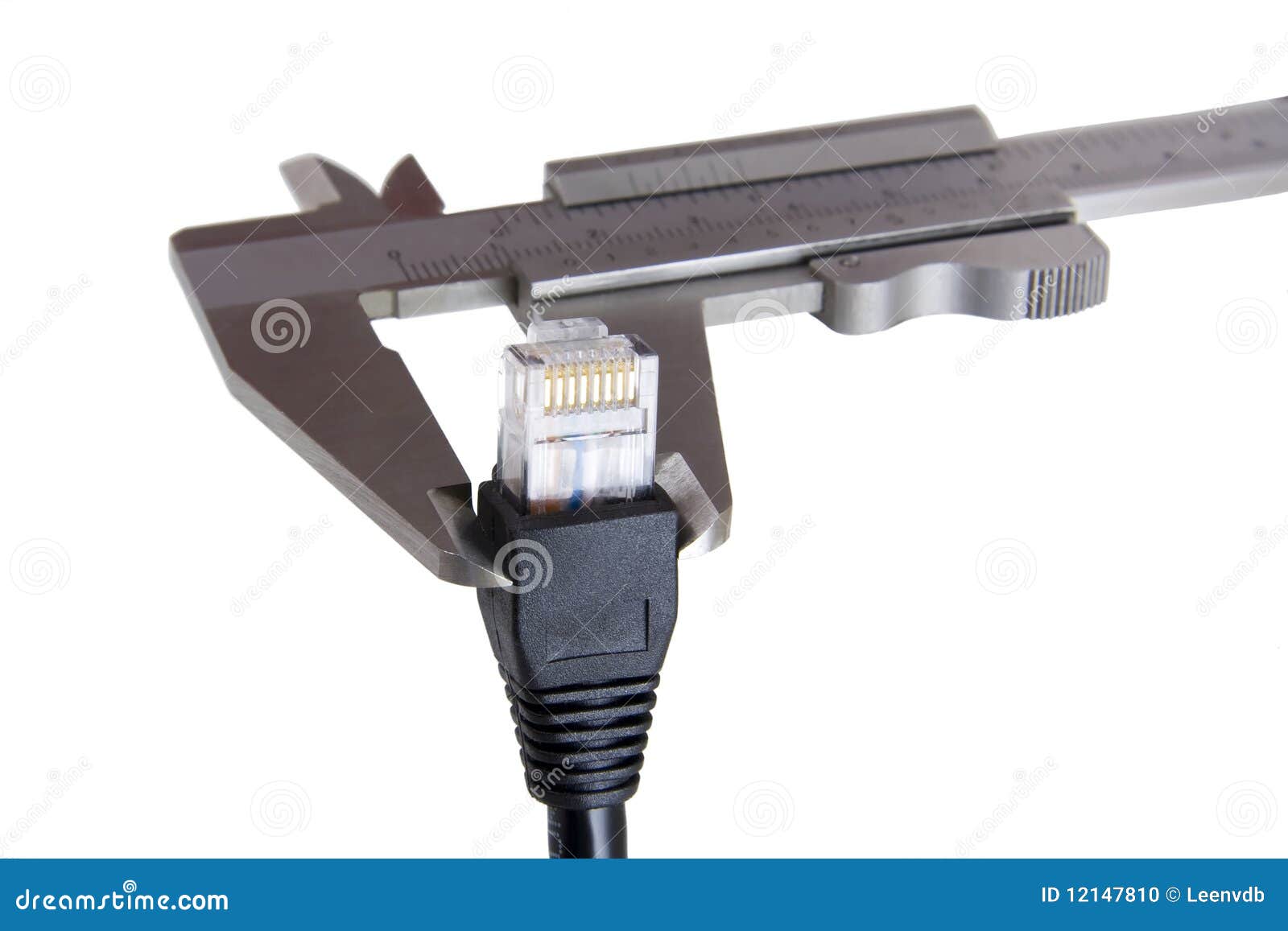 Caliper Measuring Data Flow Stock Photo - Image of exact, instrument ...