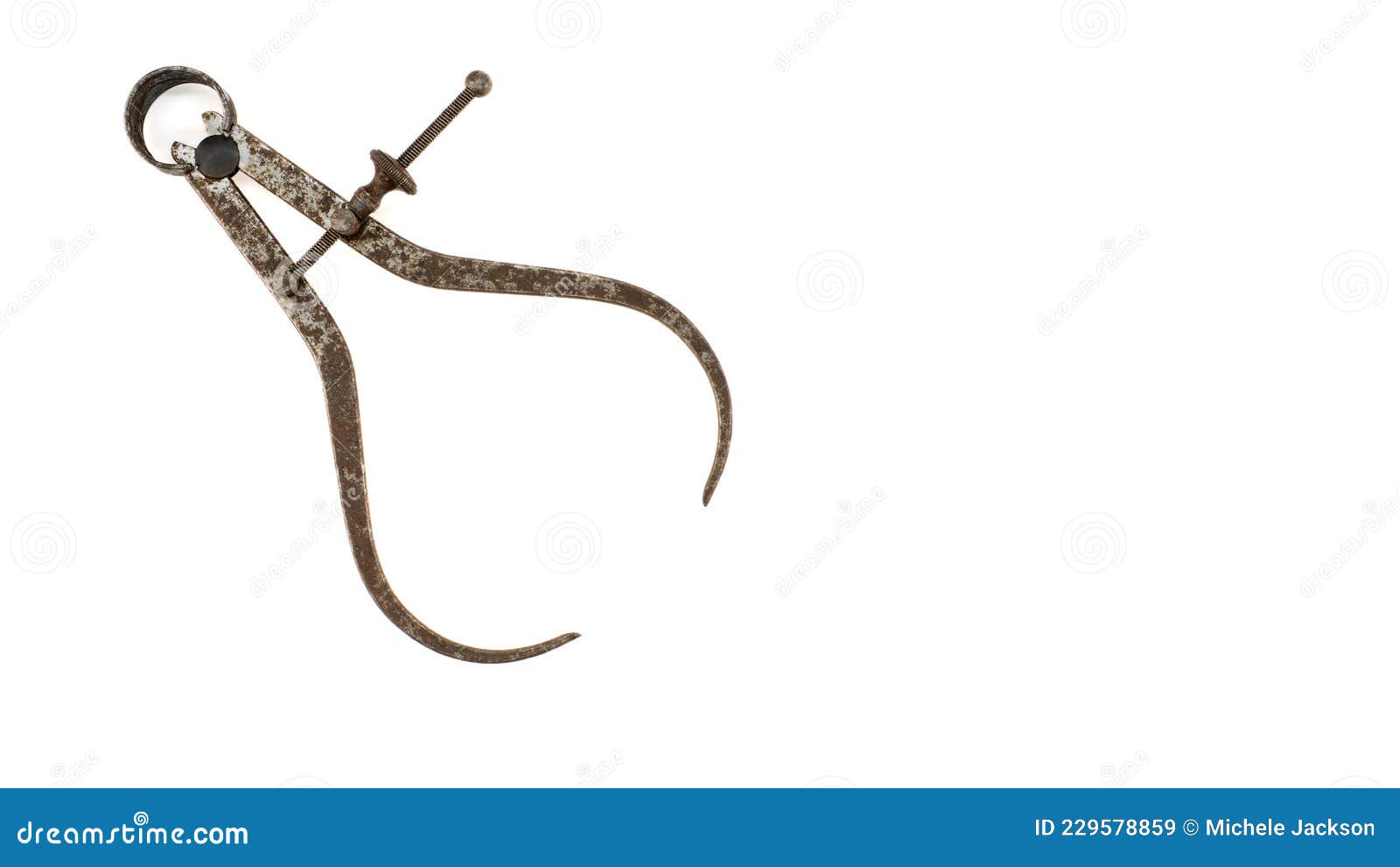 Caliper Measuring Device stock image. Image of compass - 229578859