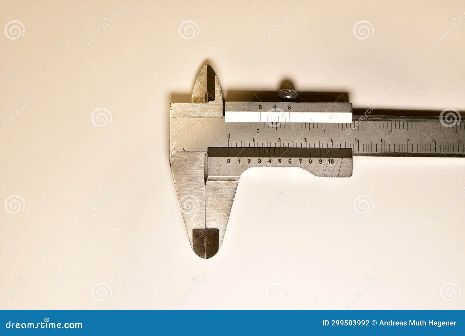 Open Micrometer Side View Isolated On Black Background Royalty-Free ...