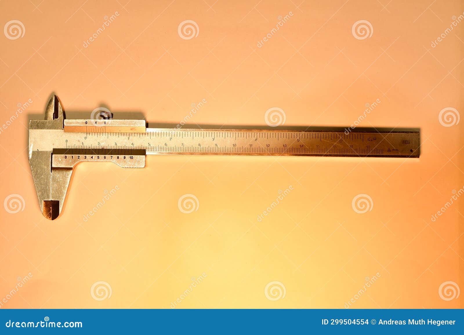 Open Micrometer Side View Isolated On Black Background Royalty-Free ...