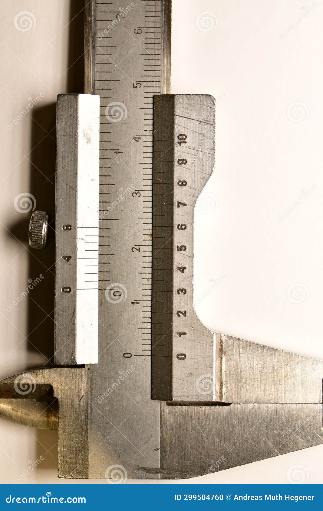 Open Micrometer Side View Isolated On Black Background Royalty-Free ...