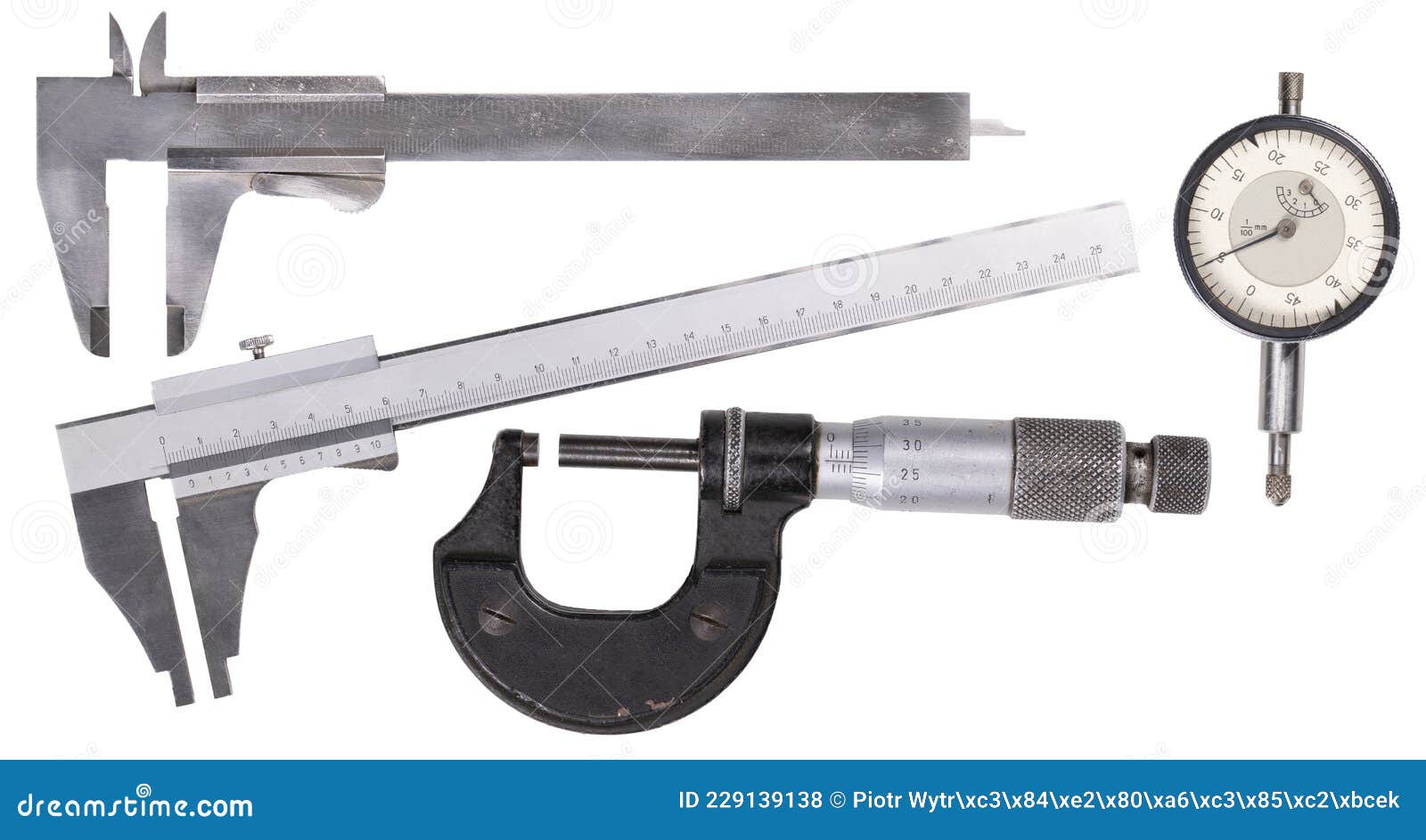 Caliper, Micrometer and Measuring Probe. Measuring Tools for Taking ... Caliper, Micrometer and Measuring Probe. Measuring Tools for Taking ...