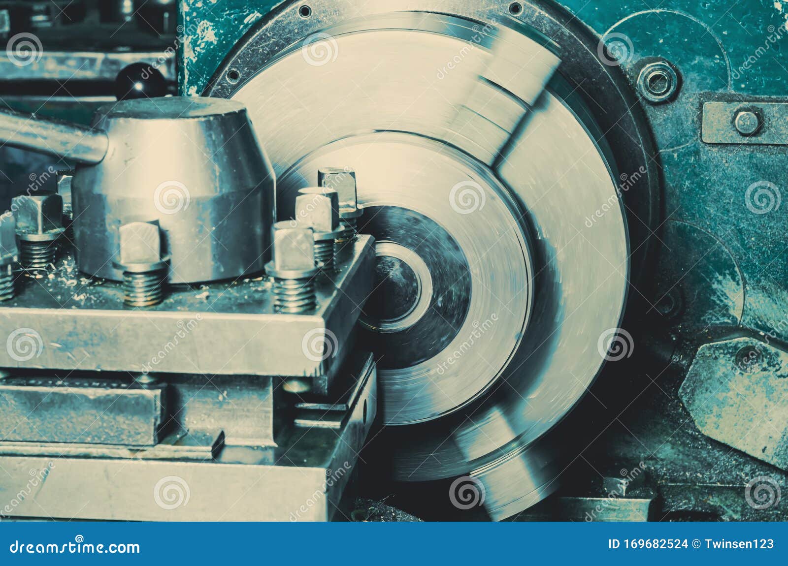 Caliper of an old lathe stock photo. Image of drilling - 169682524