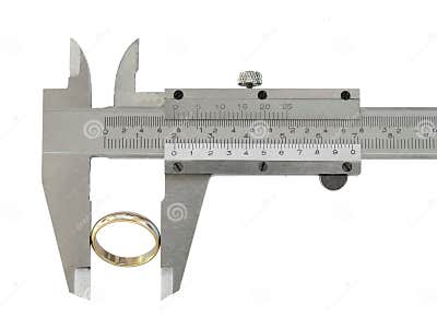 Caliper and ring stock image. Image of gauge, number, gray - 363215