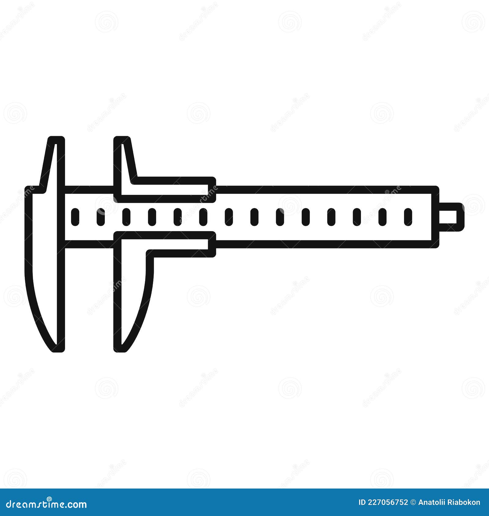 Caliper Scale Icon Outline Vector. Calliper Vernier Stock Vector ... Caliper Scale Icon Outline Vector. Calliper Vernier Stock Vector ...